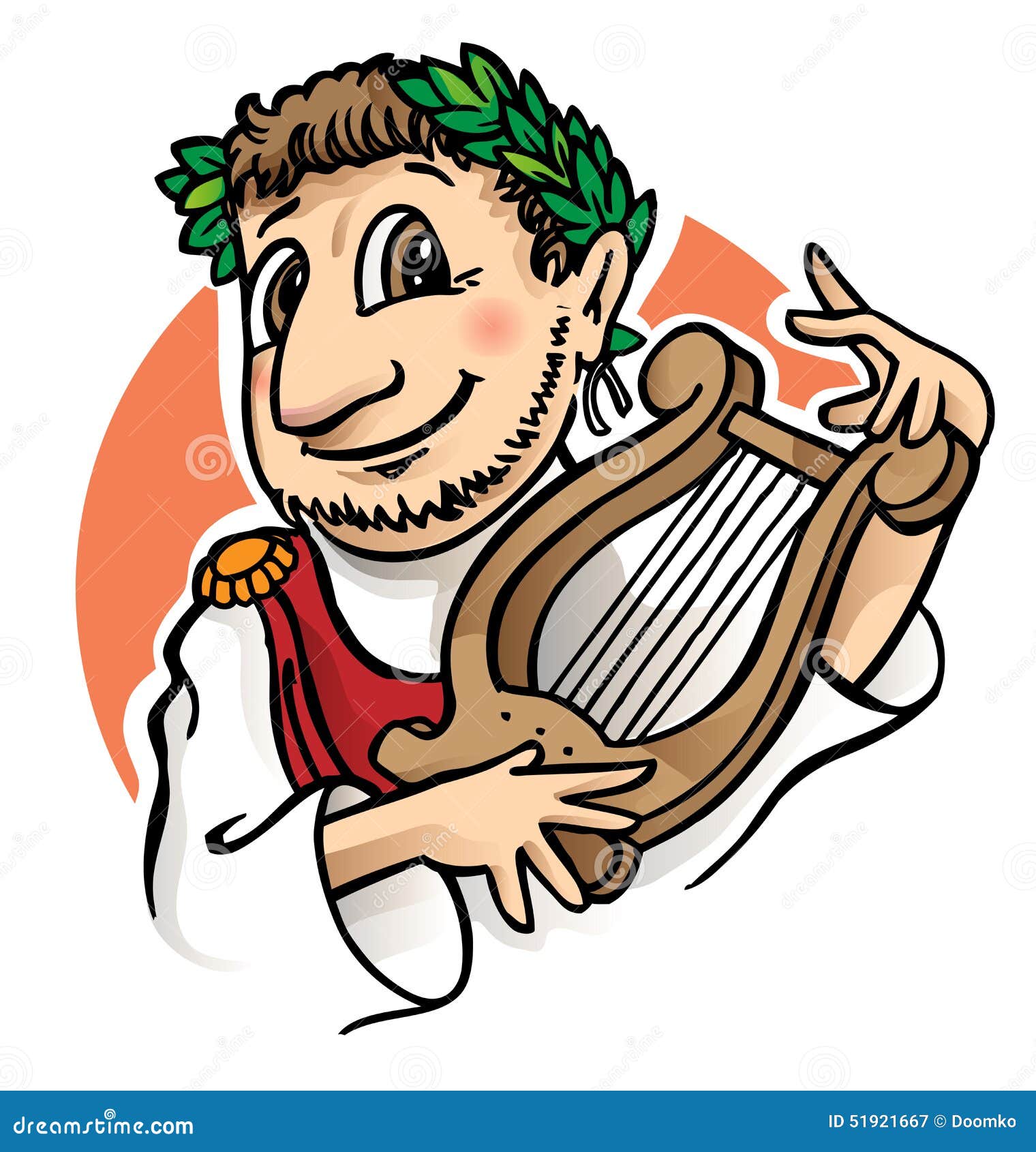 Roman Emperor On Horse Cartoon Vector | CartoonDealer.com #95875777