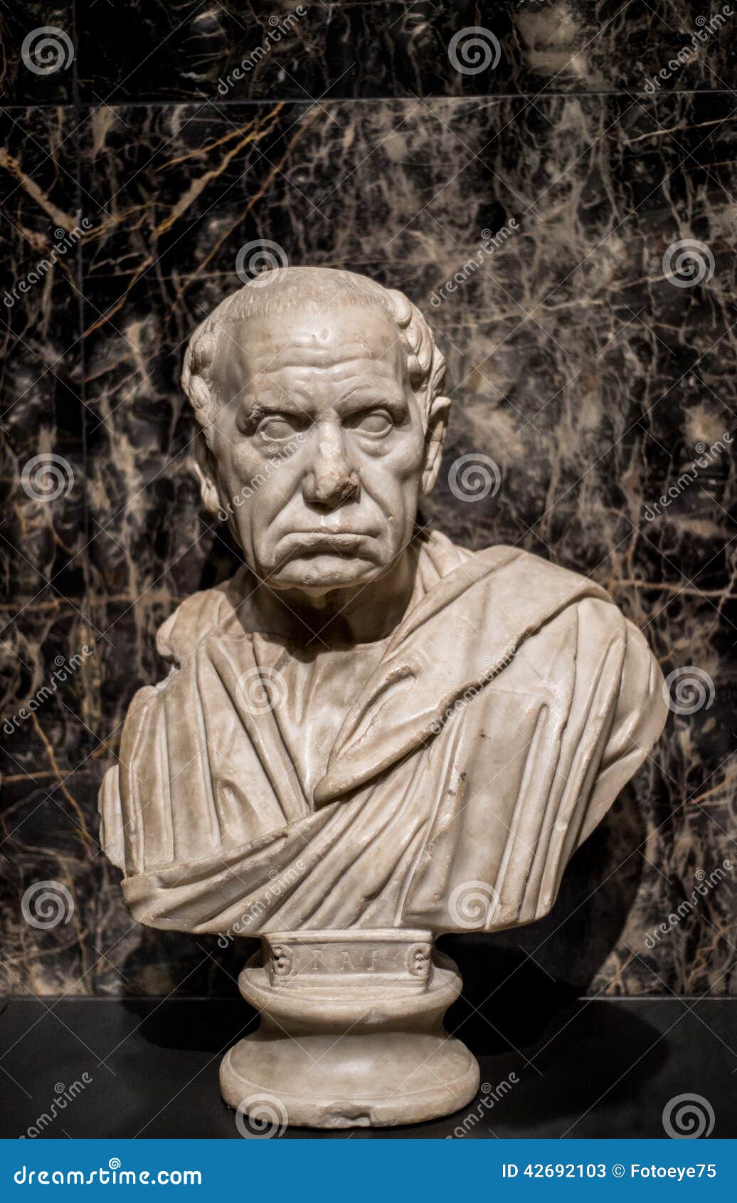 Roman Emperor, Severus Alexander Stuatue De Italia Imagen de archivo ...