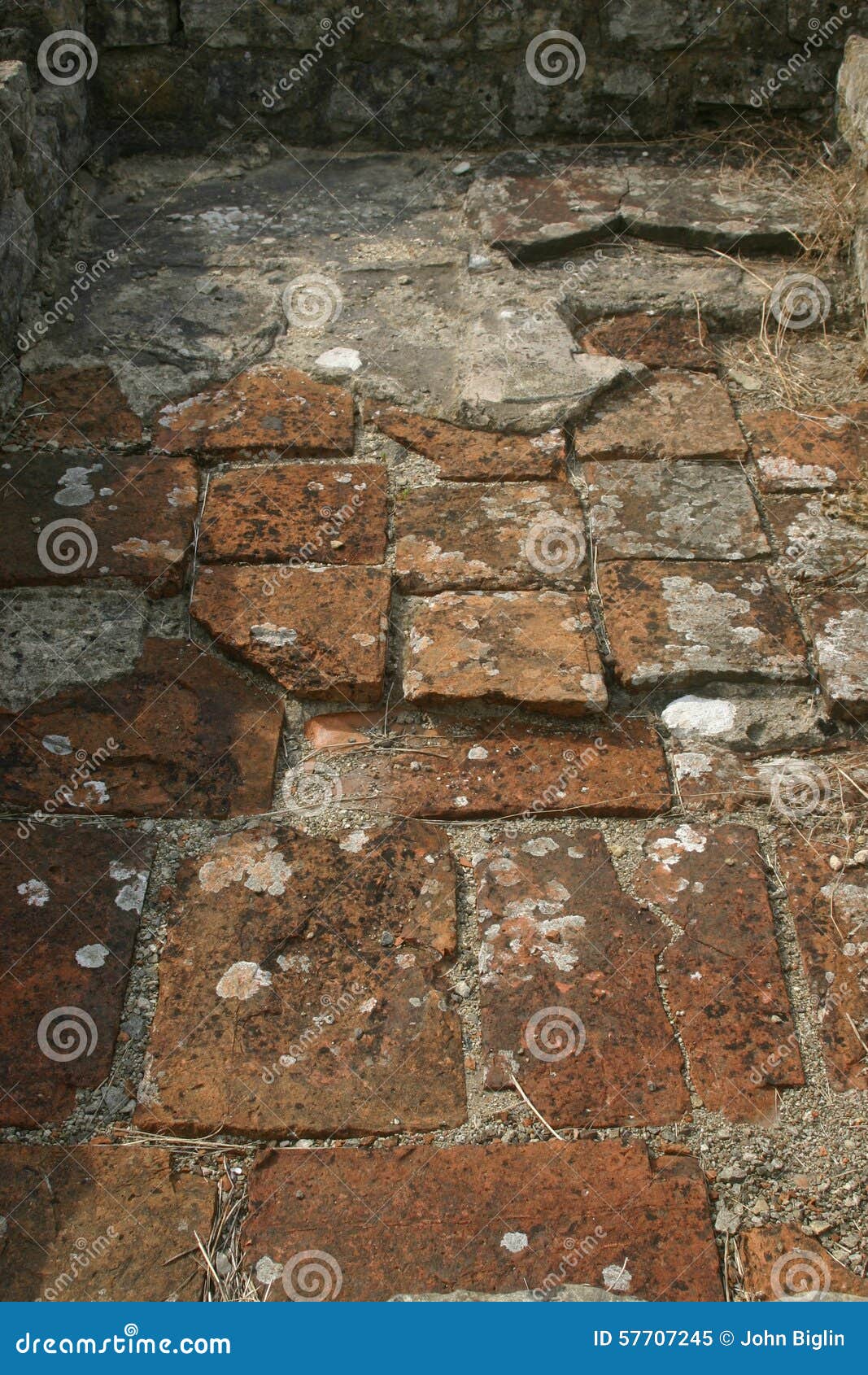 Roman villa floor tiles stock image. Image of excavated - 57707245