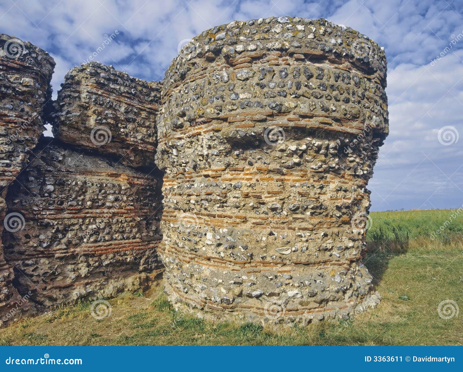 Roman fort stock image. Image of national, occupation - 3363611