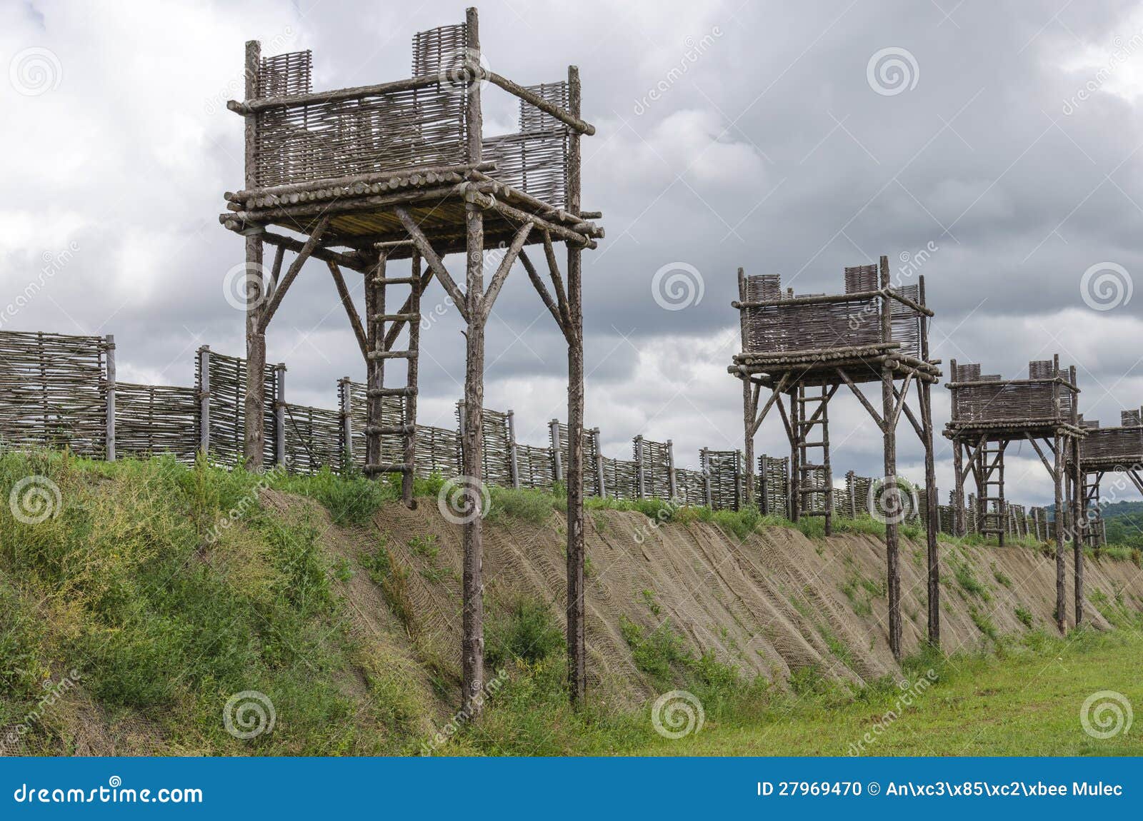 Roman fortifications editorial image. Image of defence - 27969470