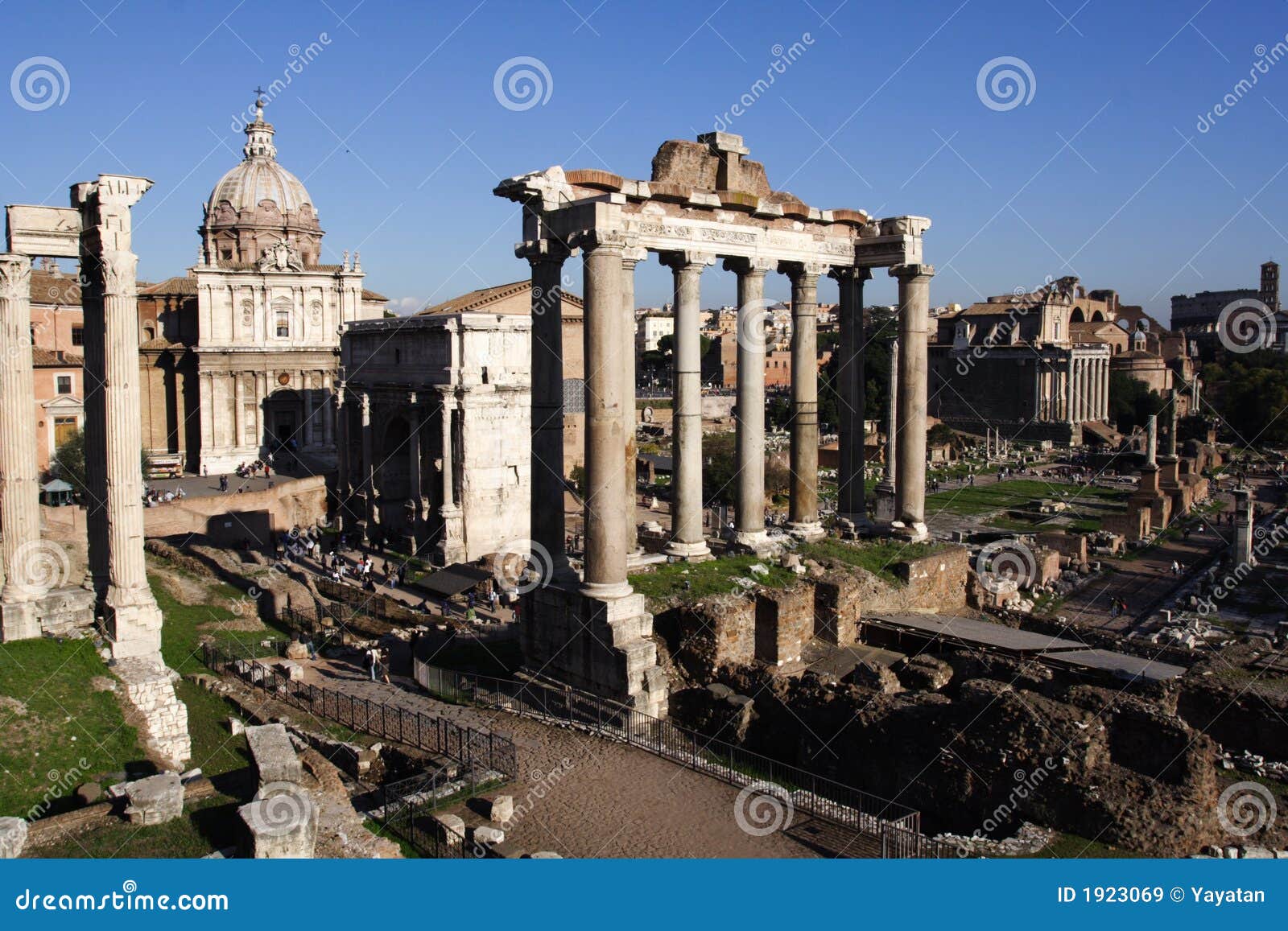 Roman Forum stock image. Image of caesar, history, ruins - 1923069