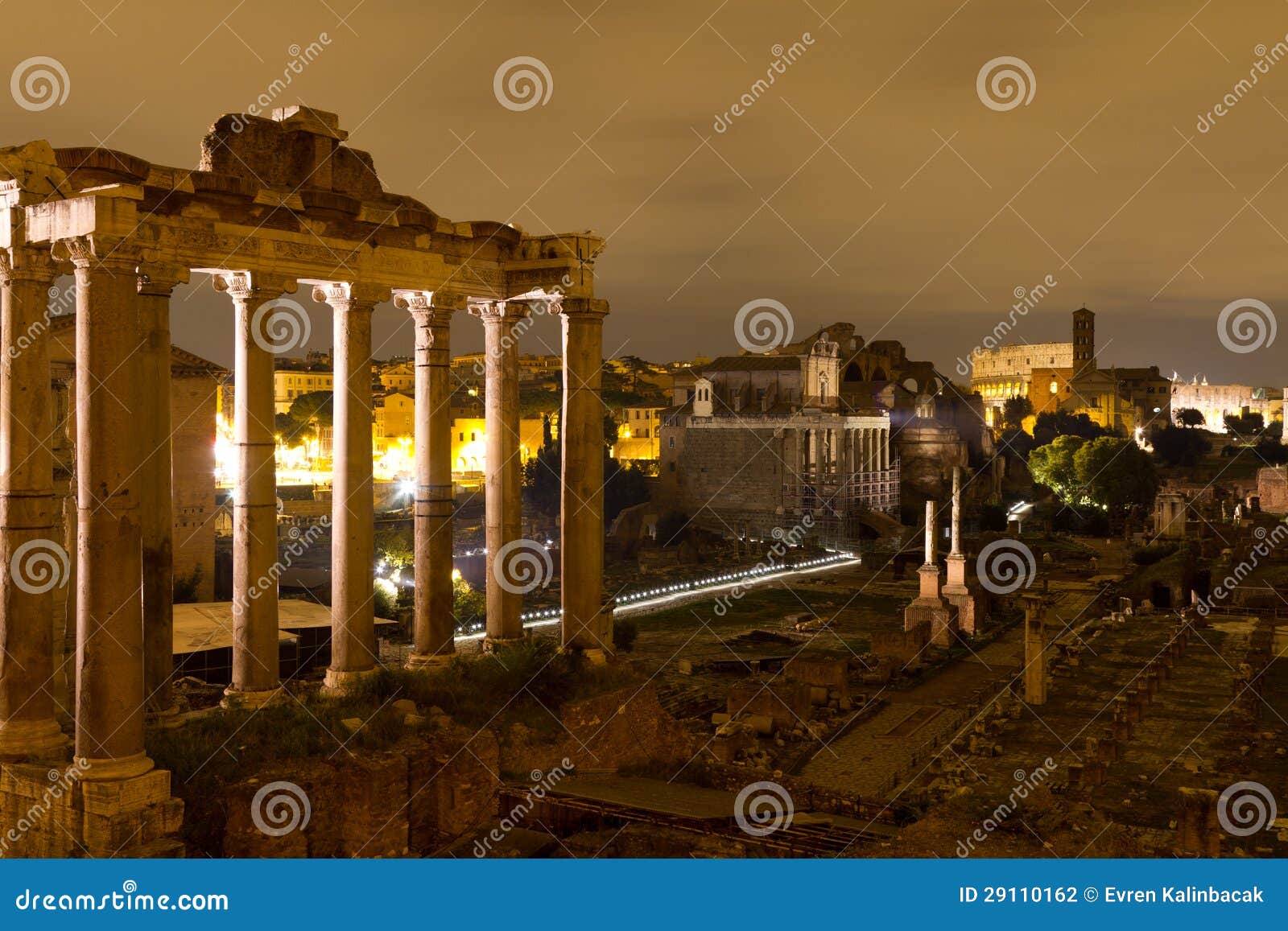 Roman Forum stock photo. Image of romanum, church, architecture - 29110162