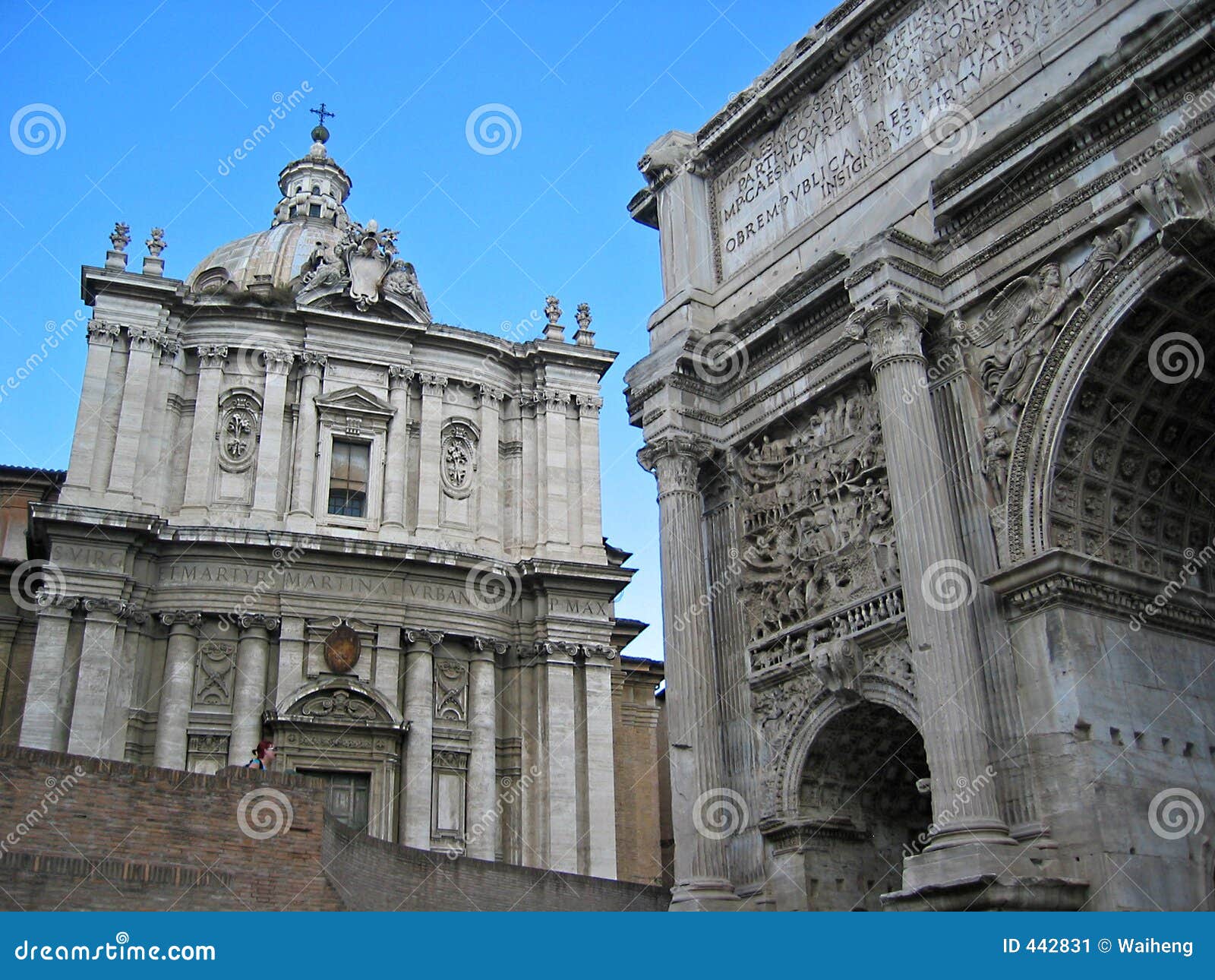 Roman Forum stock image. Image of roman, ruin, rome, marble - 442831