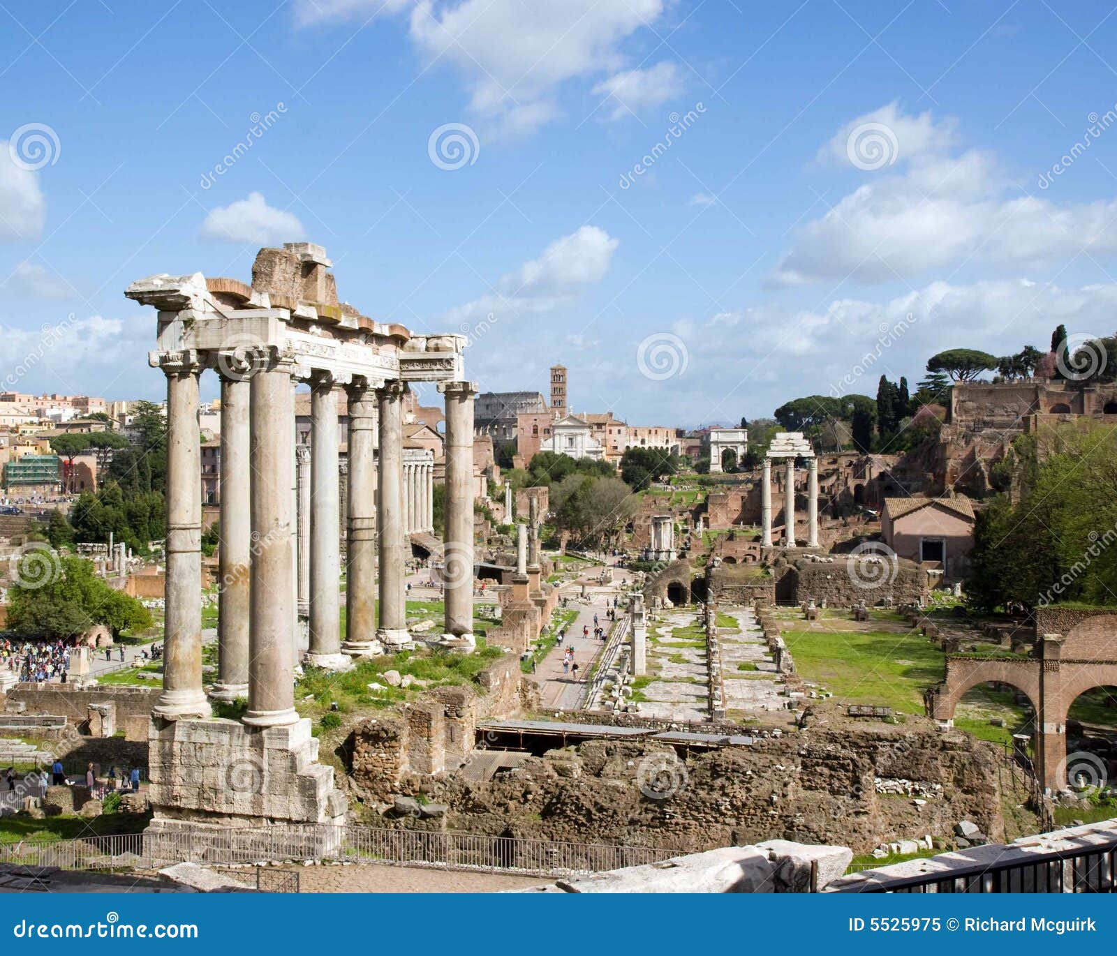 Roman Forum stock image. Image of copy, architecture, color - 5525975