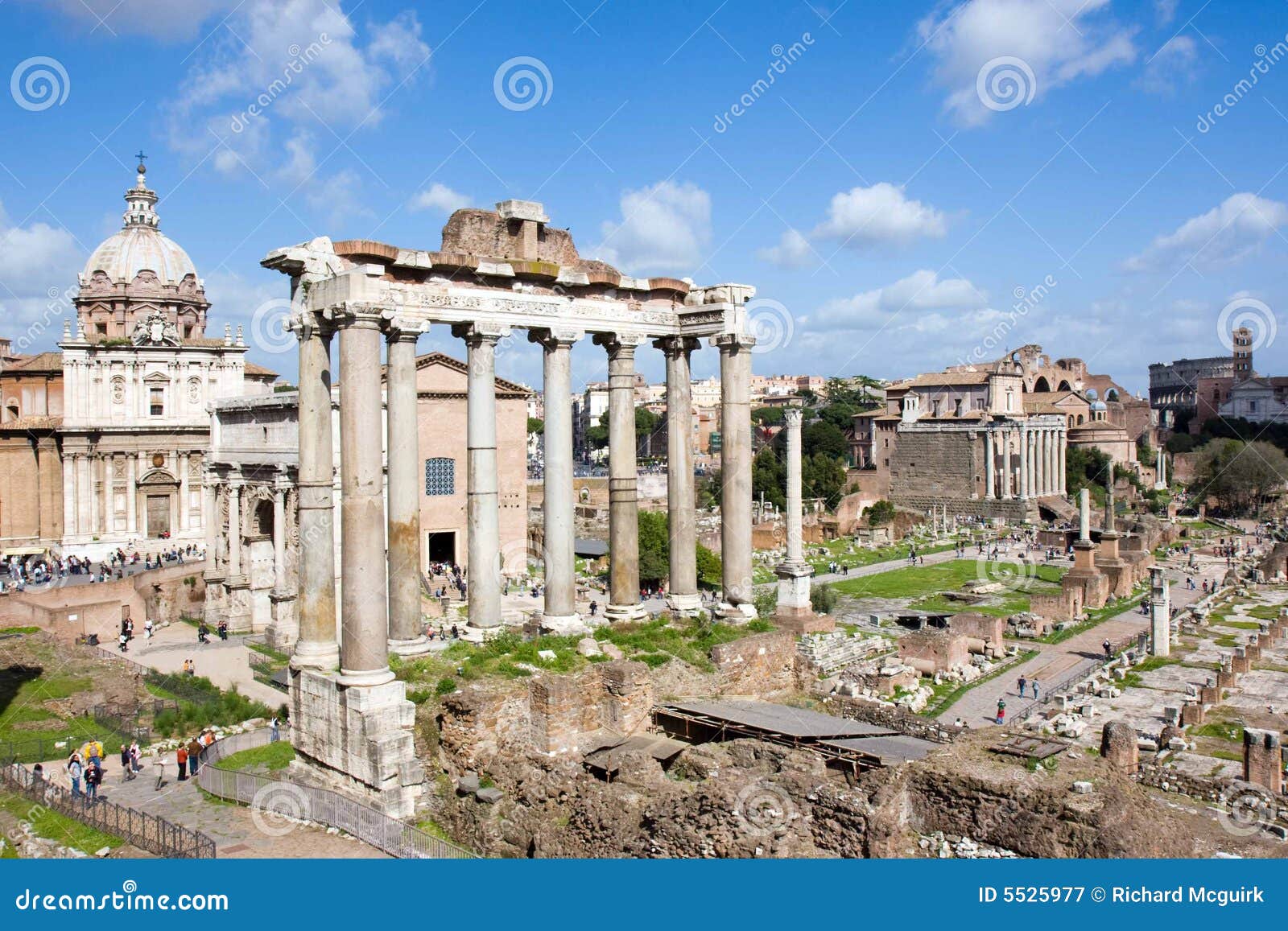 Roman Forum editorial photography. Image of rocks, italy - 5525977