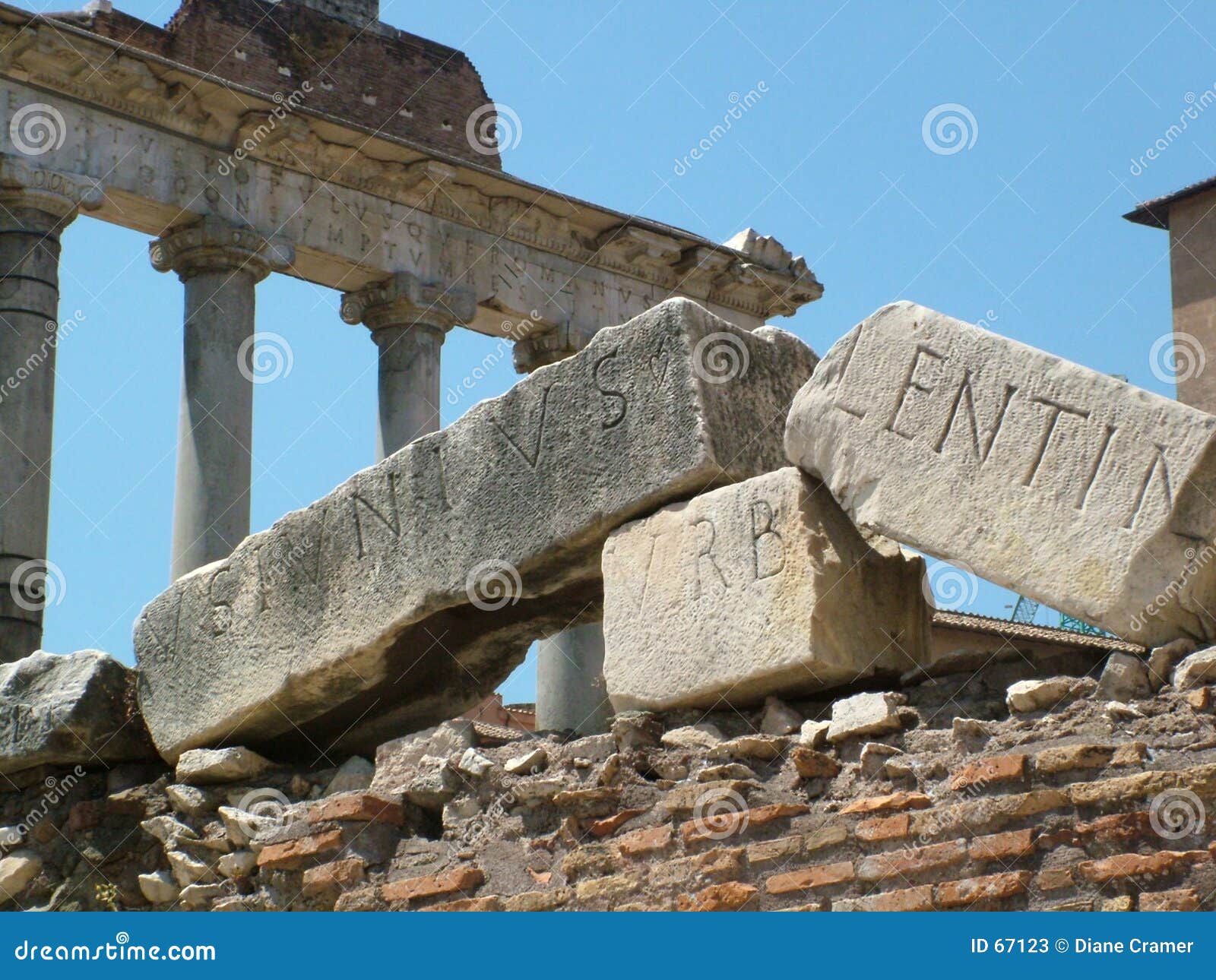 Roman Forum stock image. Image of forum, empire, destination - 67123