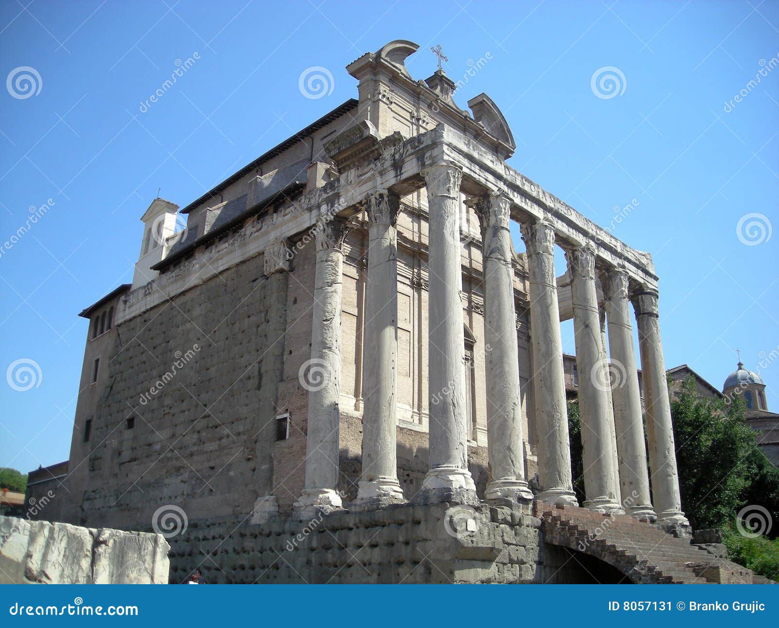Roman forum stock image. Image of architecture, city, italy - 8057131