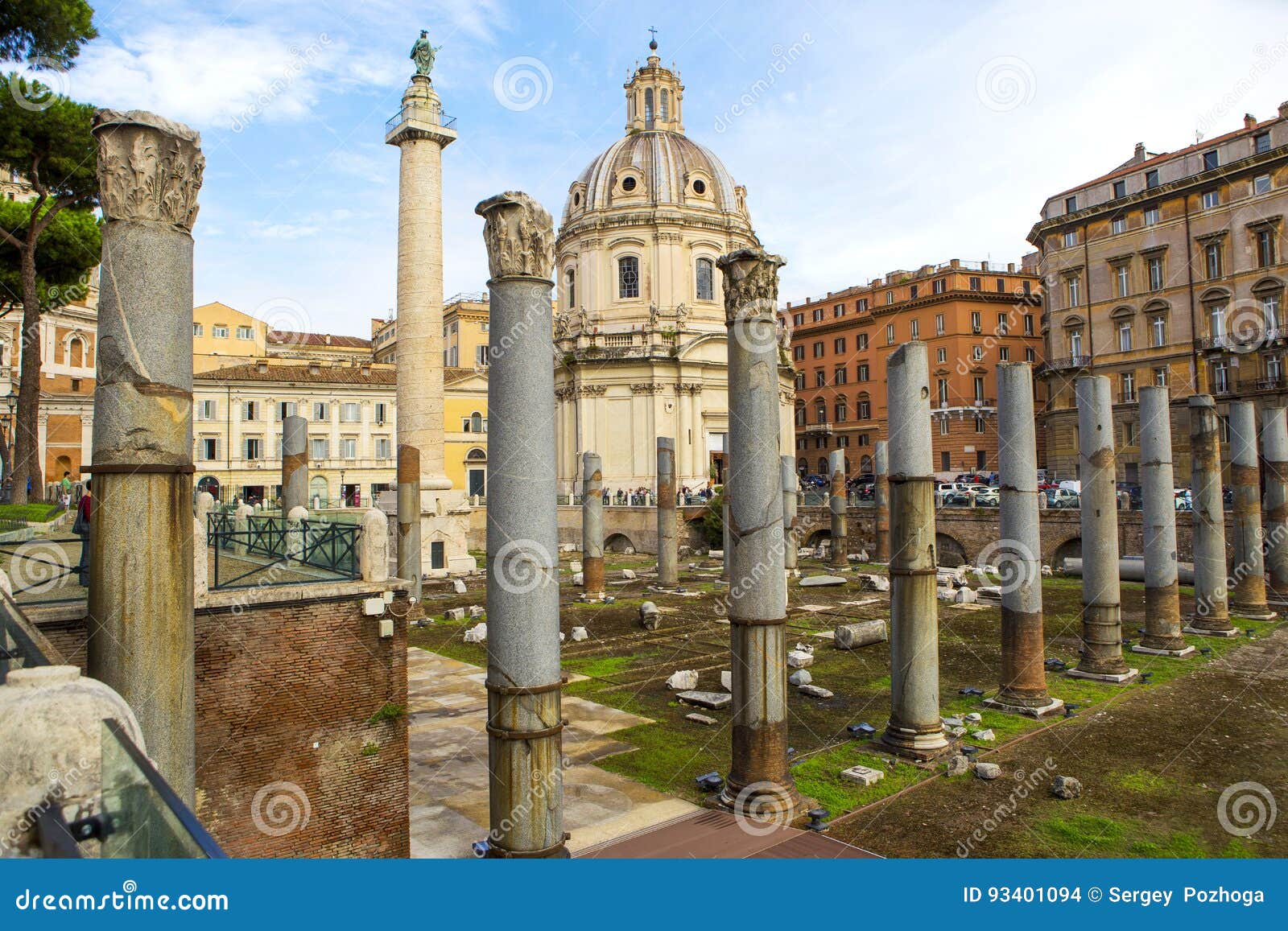 Roman Forum, altes Rom redaktionelles stockbild. Bild von durchlauf ...