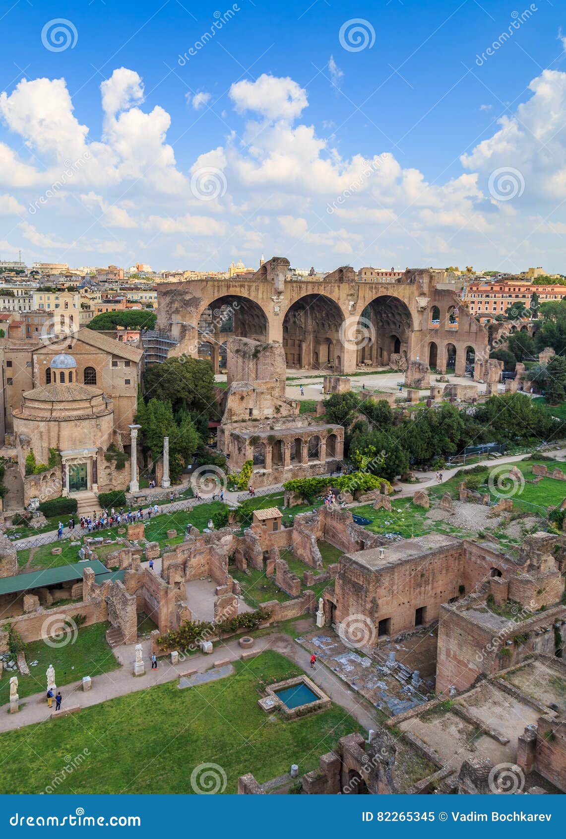 Roman Forum, Ancient Buildings Stock Image - Image of architecture ...