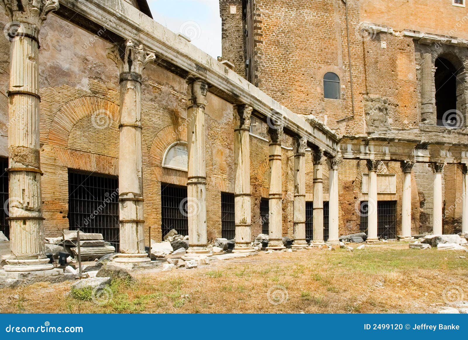 Roman forum columns stock photo. Image of arches, arched - 2499120