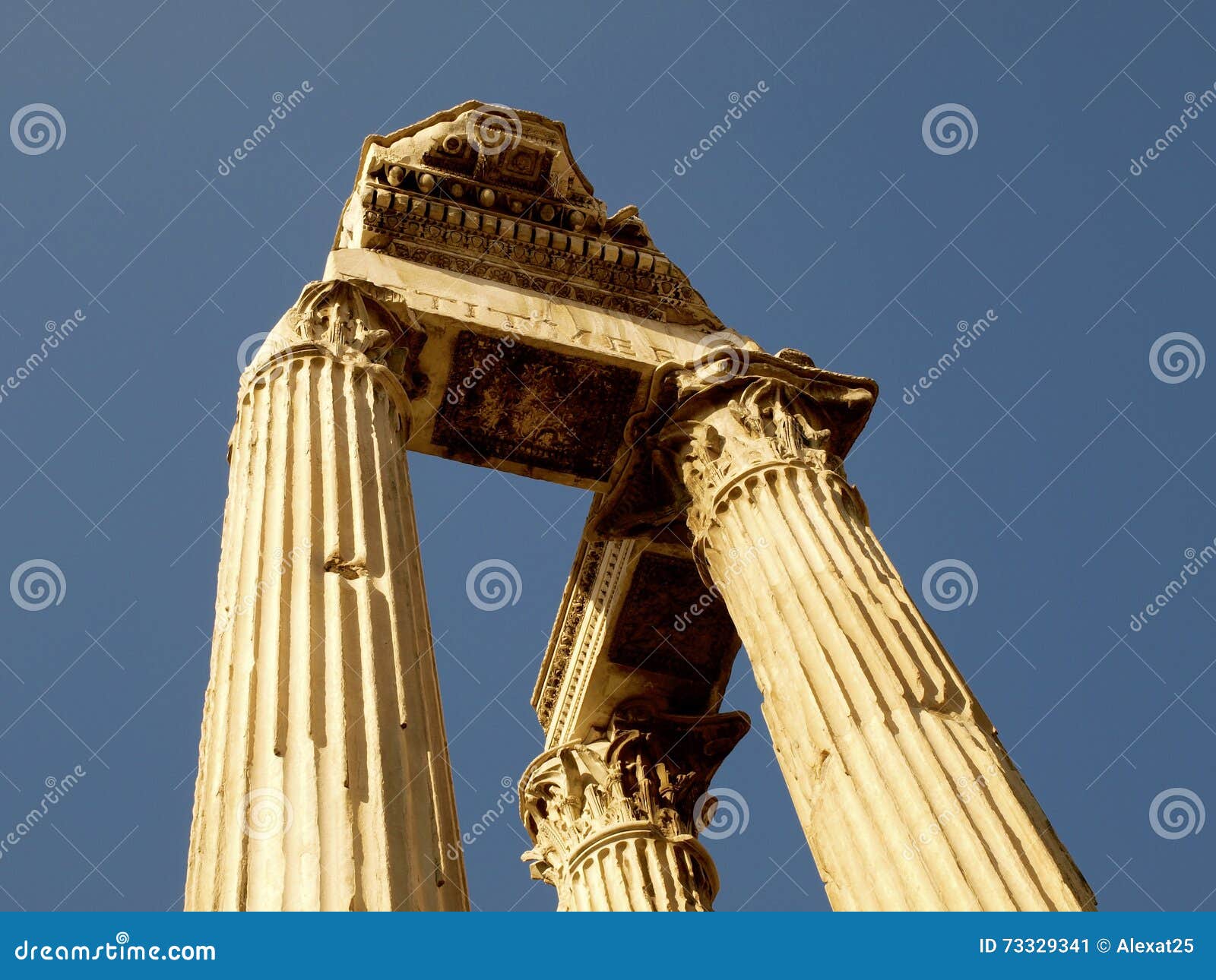 Roman Forum stock image. Image of architecture, roman - 73329341