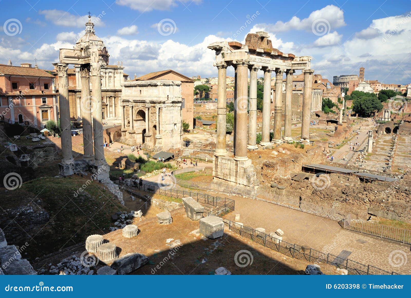 Roman Forum (Foro Romano) stock photo. Image of famous - 6203398