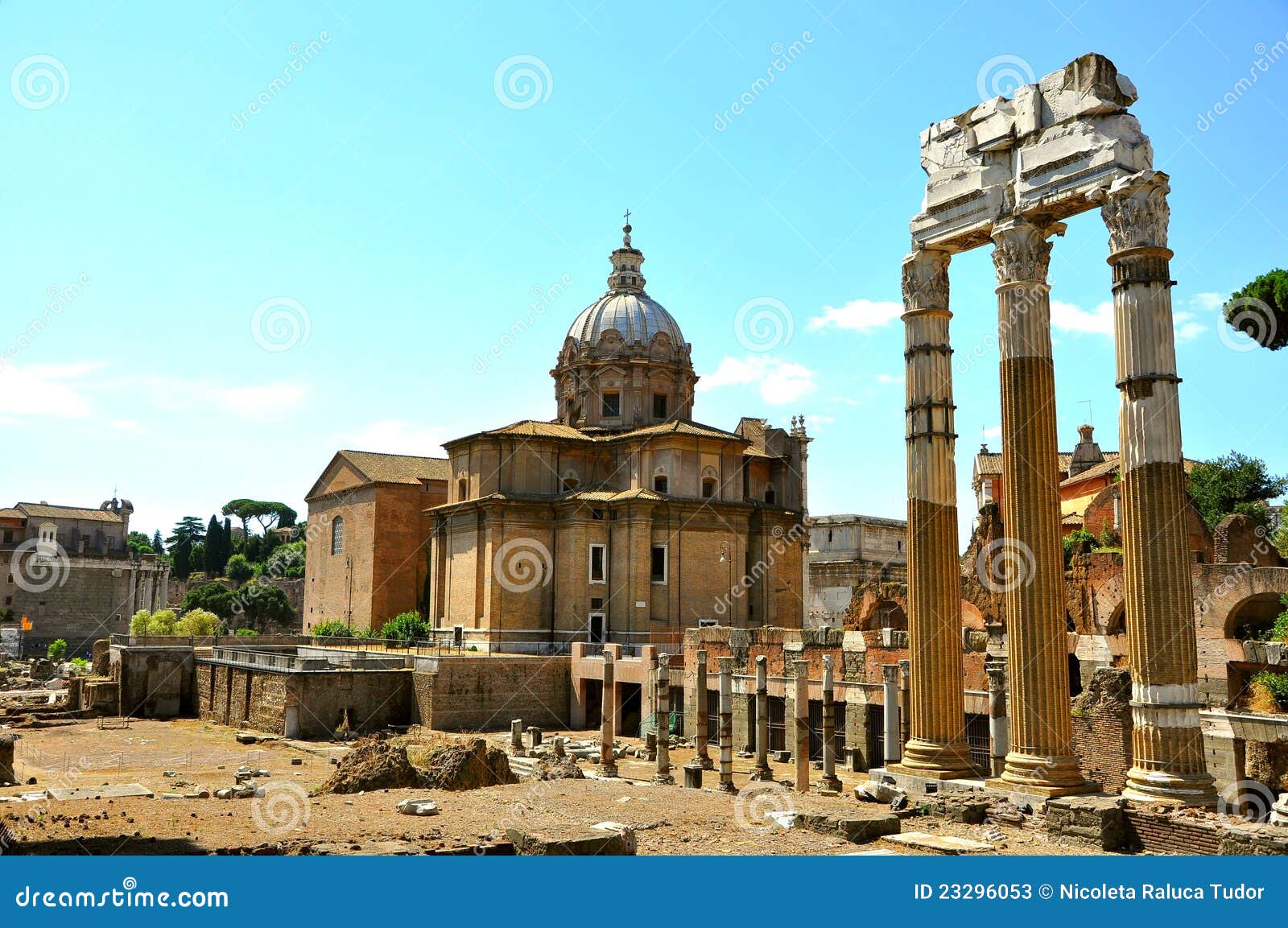 The Roman Forum, Foro Romano, Rome, Italy Editorial Stock Photo - Image ...