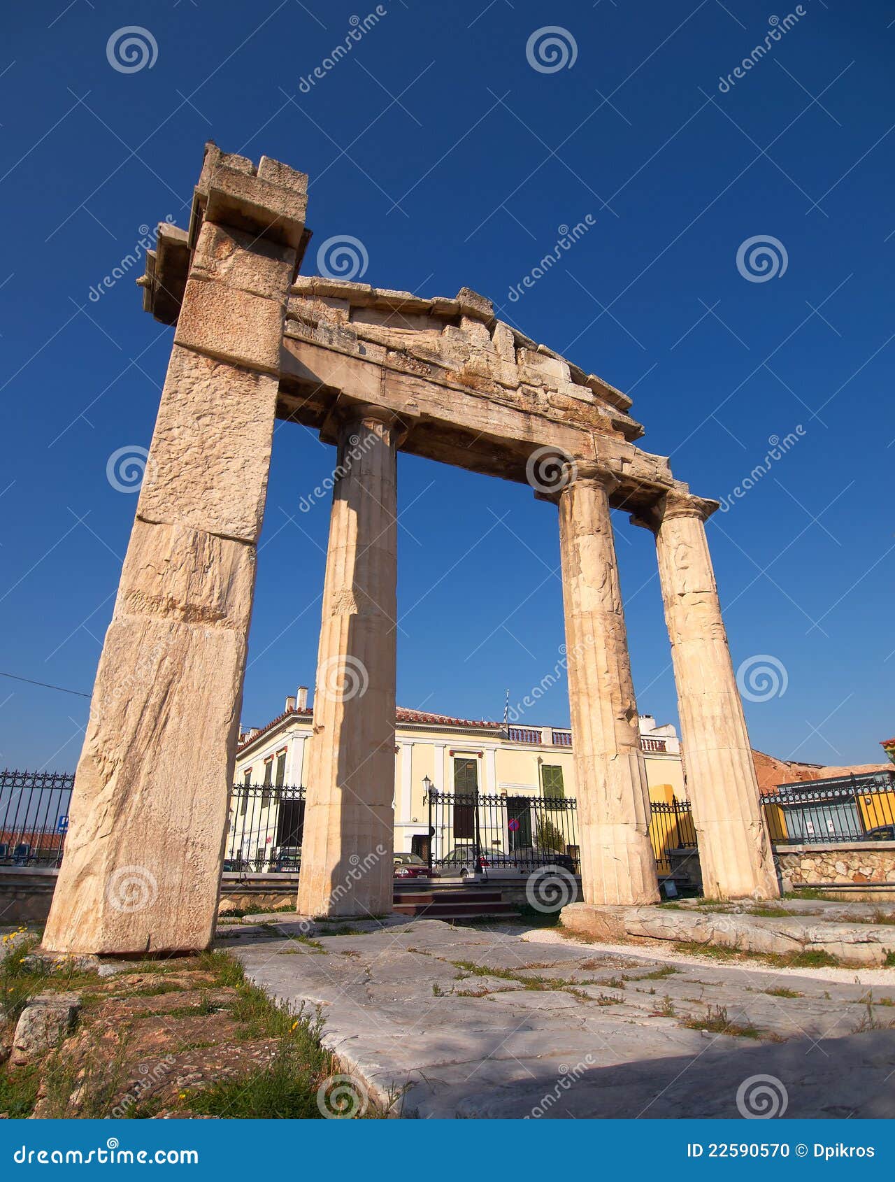 Roman forum gate stock photo. Image of greece, classical - 22590570