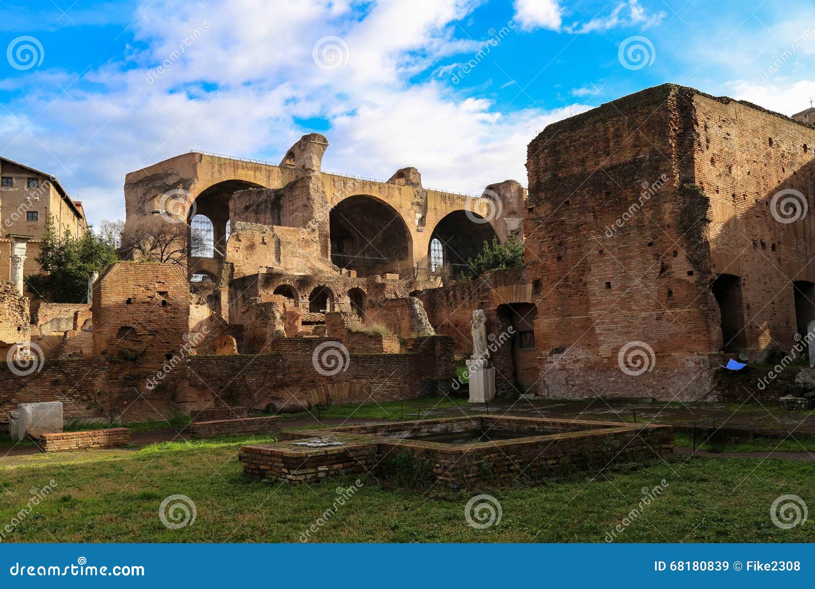The Roman Forum stock image. Image of plaza, historical - 68180839