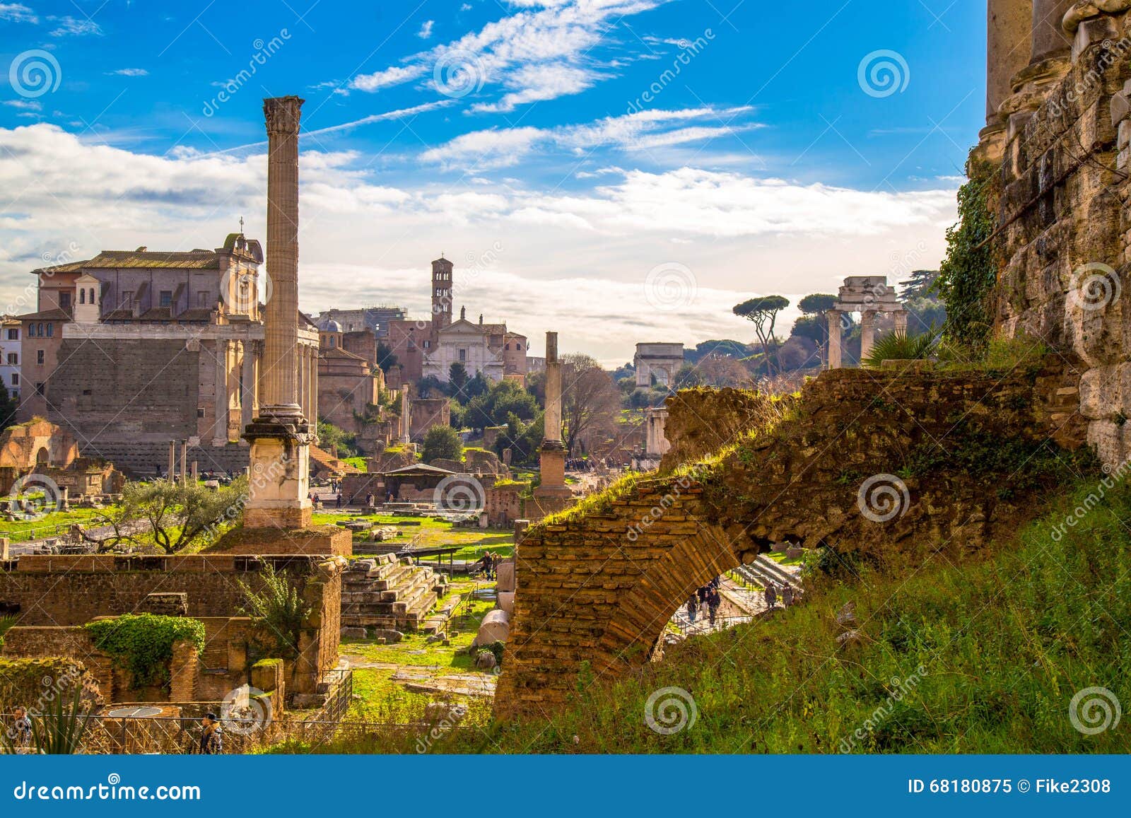 The Roman Forum editorial image. Image of plaza, forum - 68180875