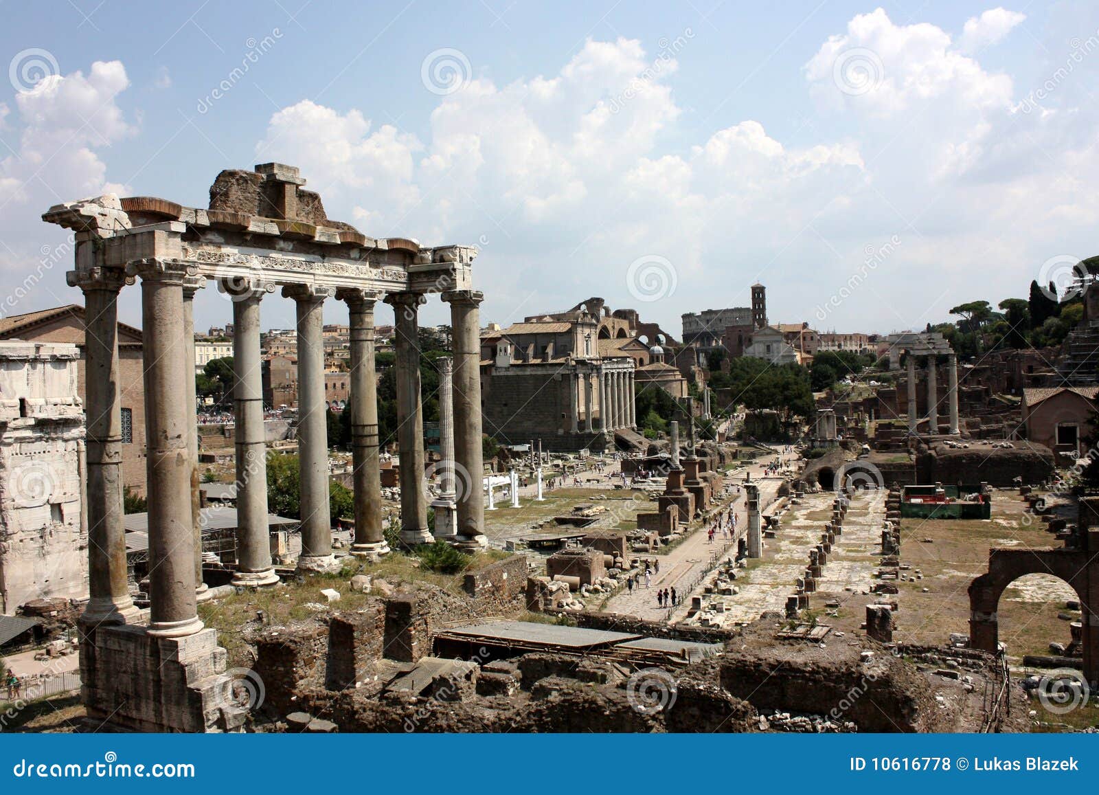 The Roman Forum, Rome stock photo. Image of rome, forum - 10616778