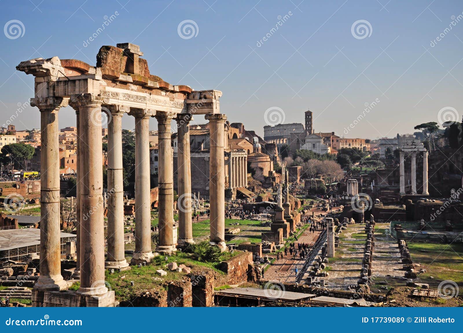 Roman Forum, Rome, Italy stock image. Image of famous - 17739089