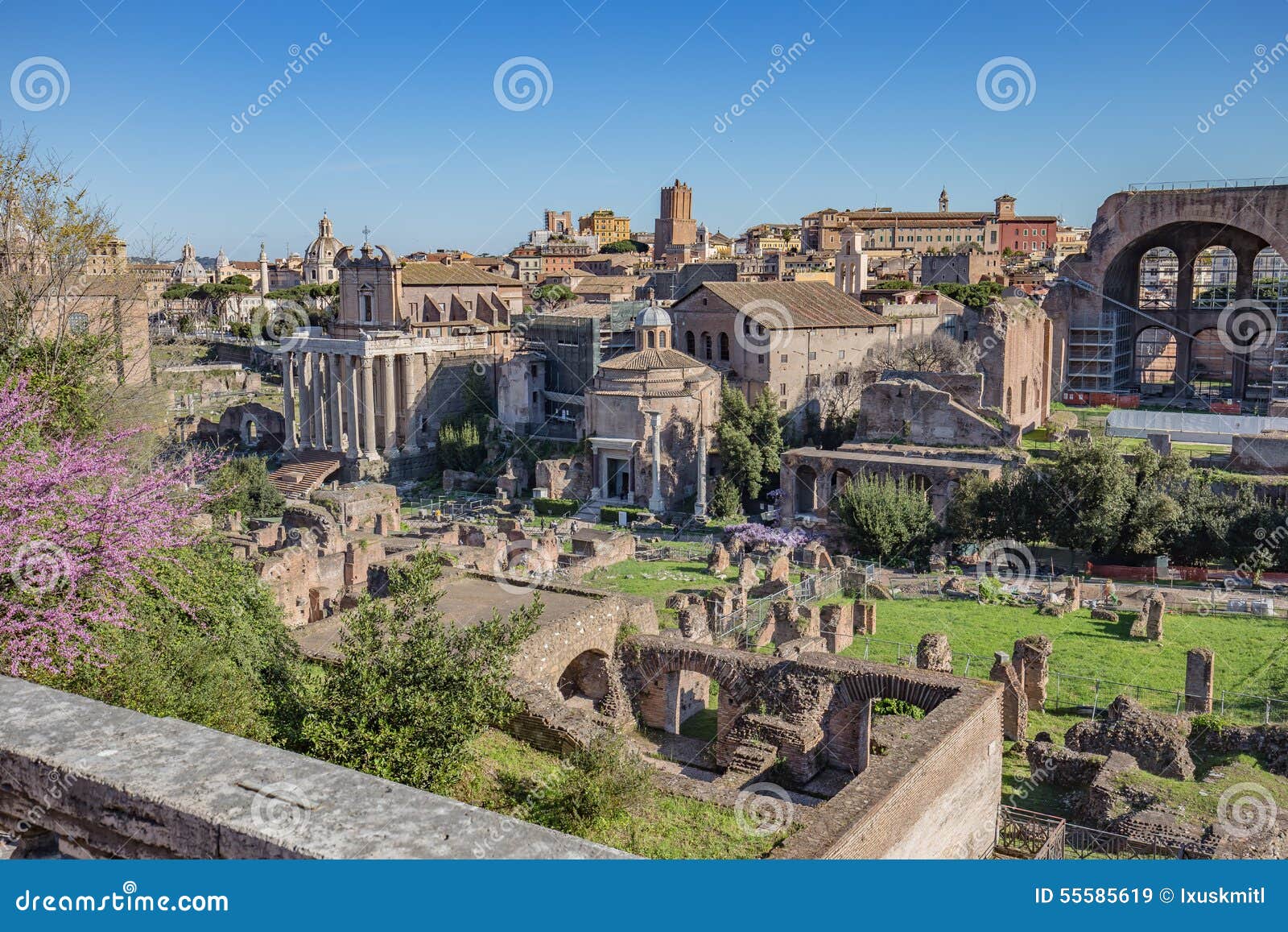 The Roman Forum in Rome, Italy Stock Image - Image of landmark ...