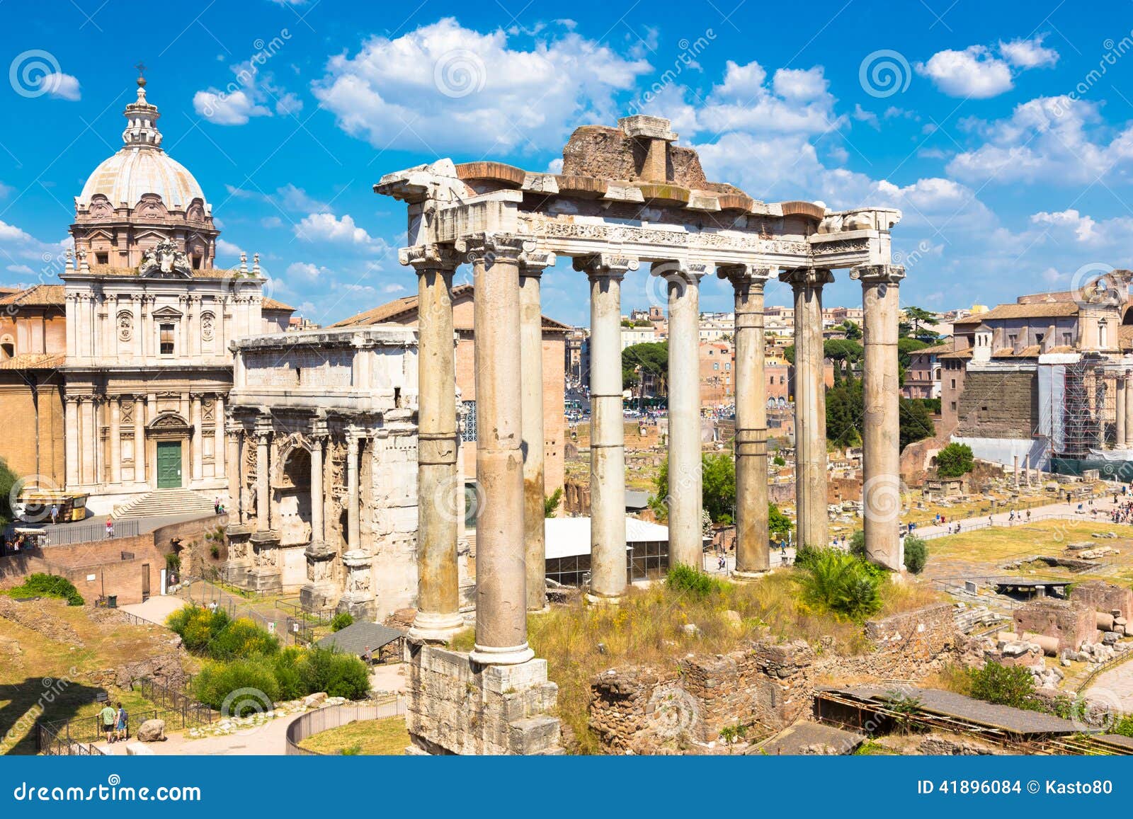 Roman Forum, Rome, Italy stock photo. Image of famous - 41896084