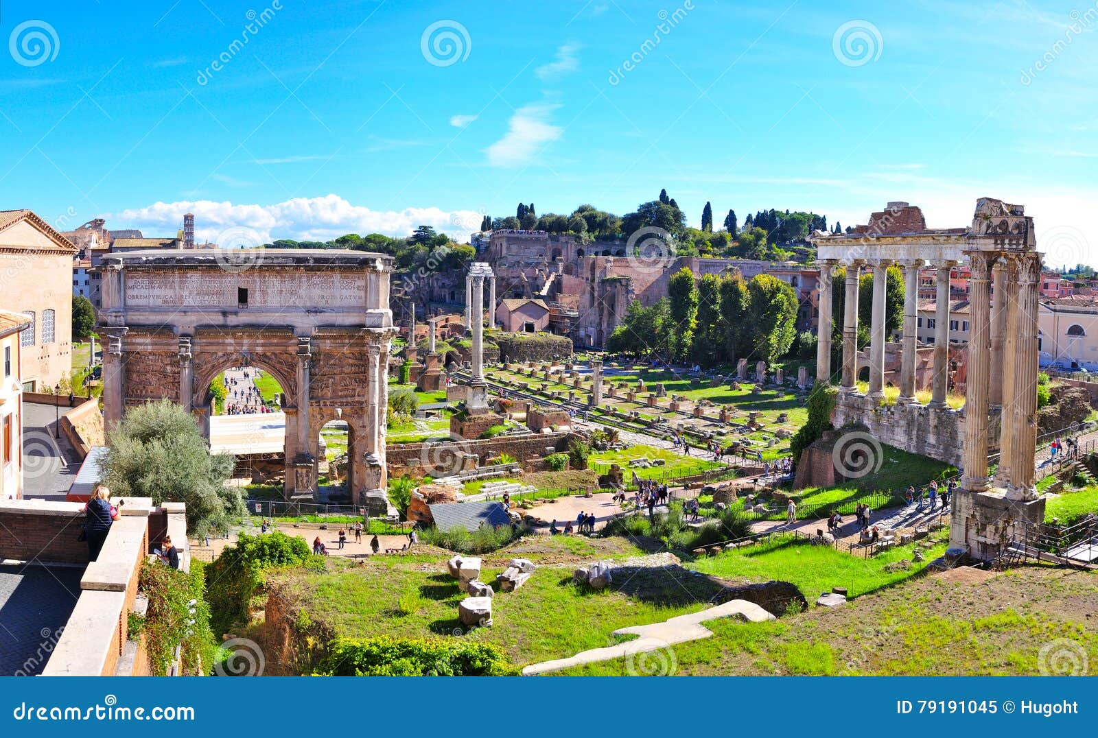 Roman Forum, Rome Italy editorial image. Image of beautiful - 79191045