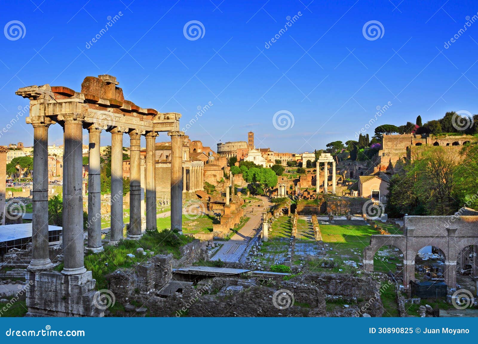 Roman Forum in Rome, Italy stock image. Image of forum - 30890825