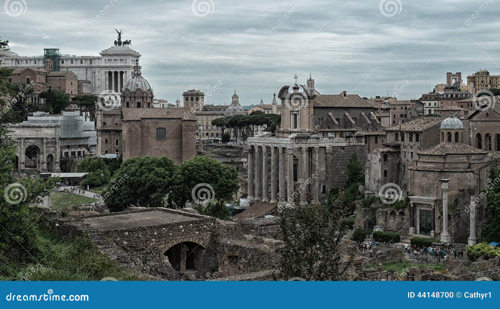 Roman Forum Rome Italy stock photo. Image of rome, forum - 44148700