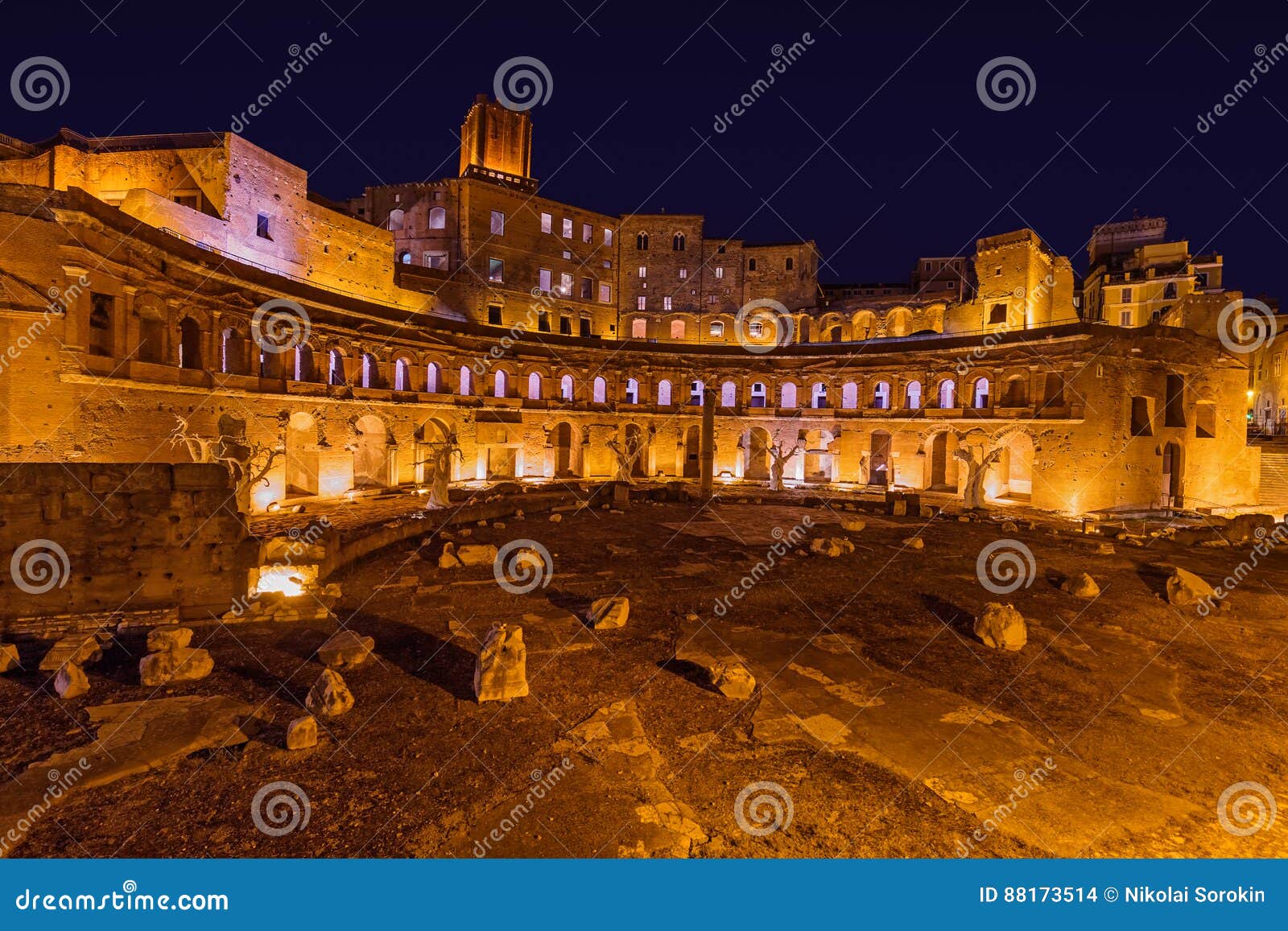 Roman Forum Ruins in Rome Italy Stock Photo - Image of antique ...