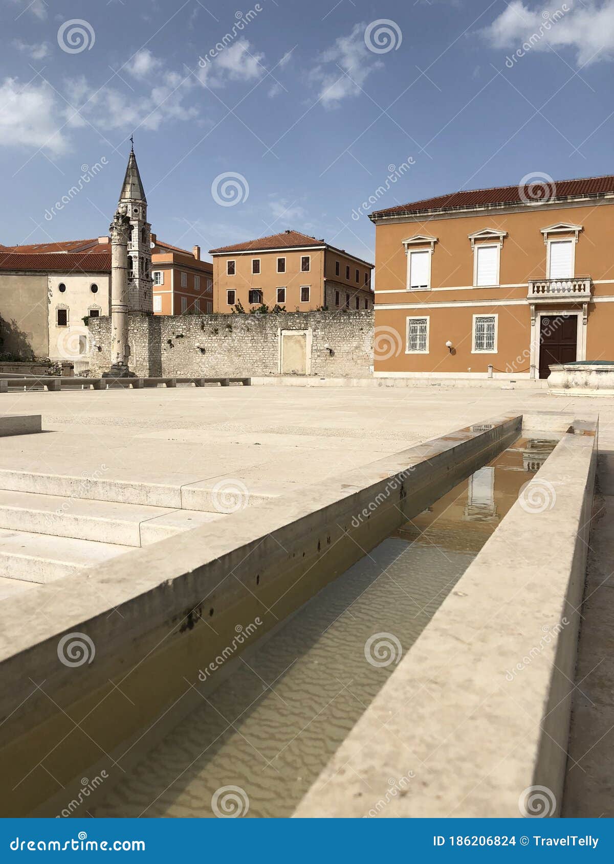 The Roman Forum in Zadar stock photo. Image of saint - 186206824
