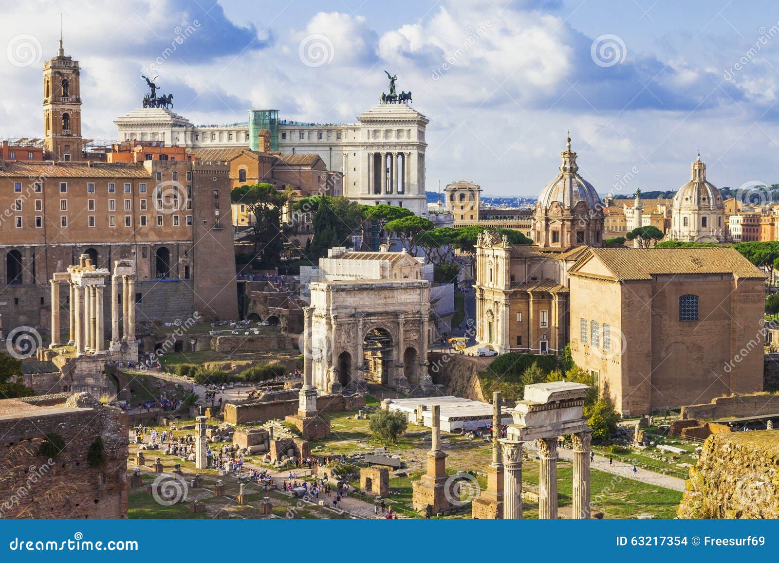 Roman forums stock photo. Image of amphitheater, greatest - 63217354