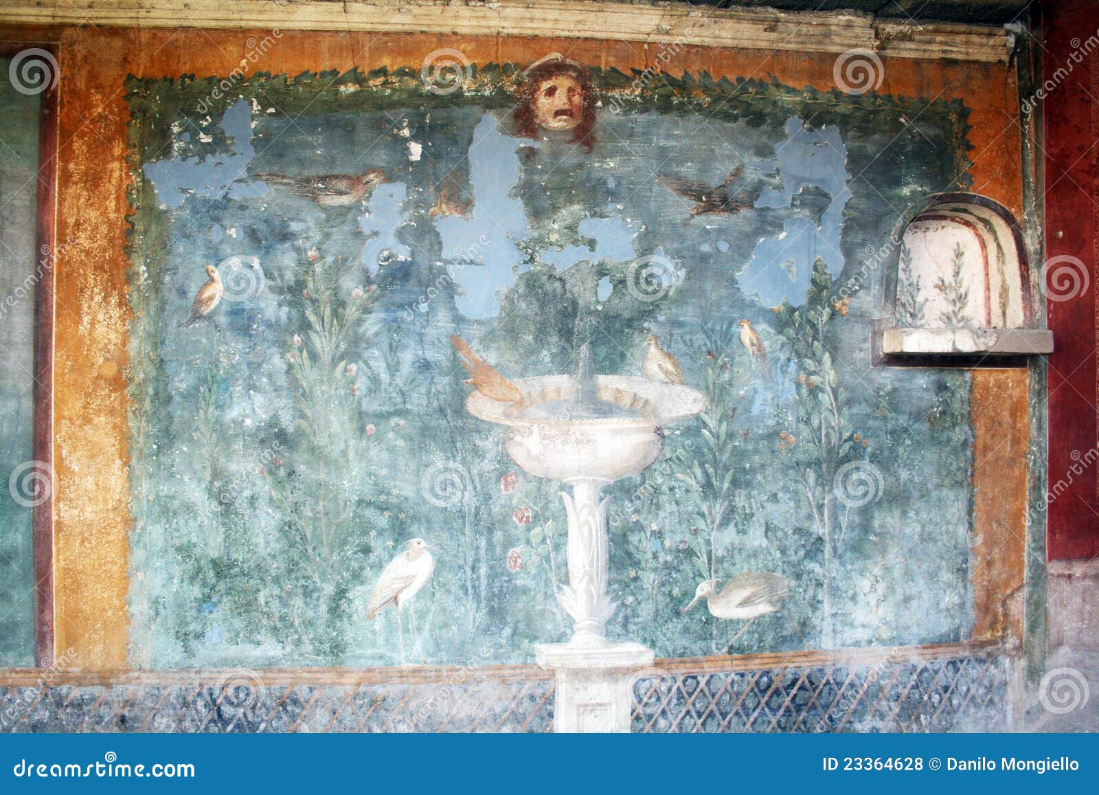 Roman fresco stock photo. Image of paintings, archaeology - 23364628