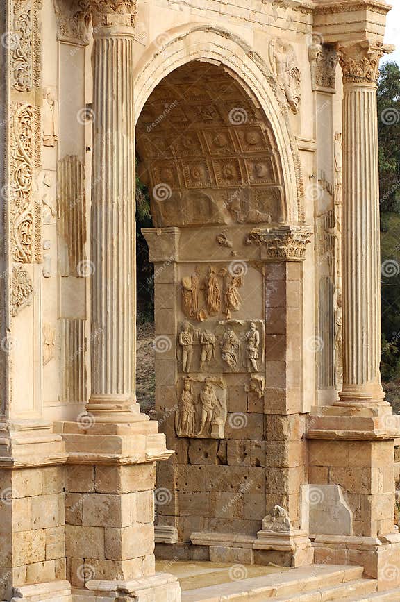 Roman Gate stock image. Image of severus, ancient, building - 485215