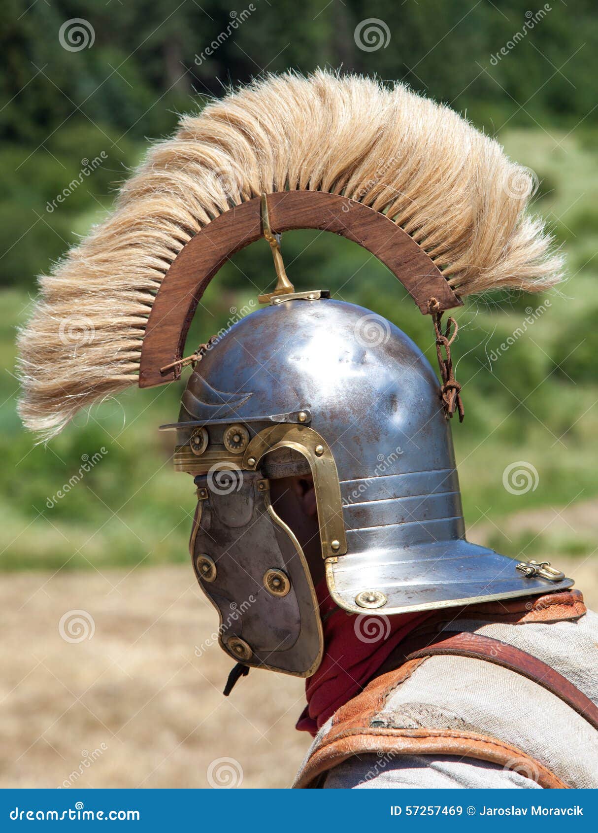 Roman helmet stock image. Image of detail, close, soldier - 57257469