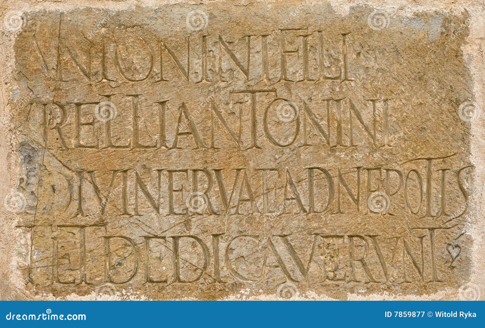 Roman latin inscription stock image. Image of slab, plate - 7859877