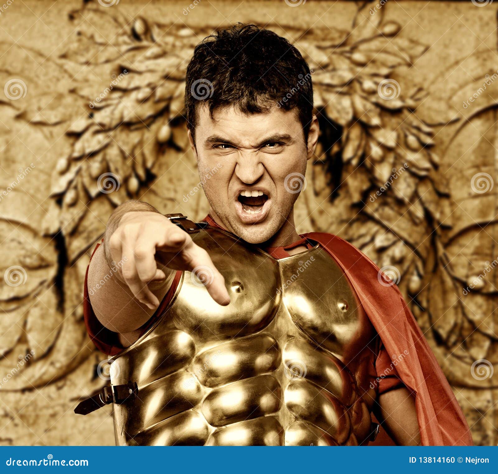 Roman Legionary Soldier Stock Photo - Image: 13814160