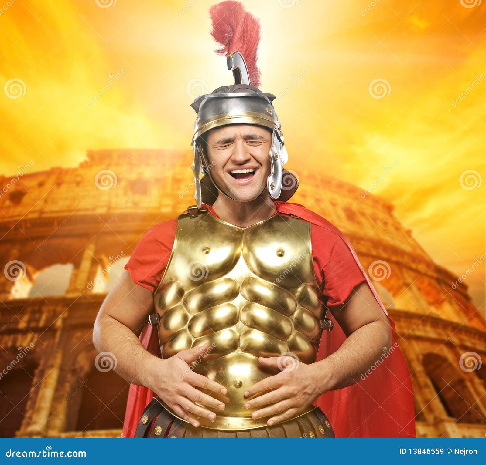Roman legionary soldier stock image. Image of happy, legion - 13846559
