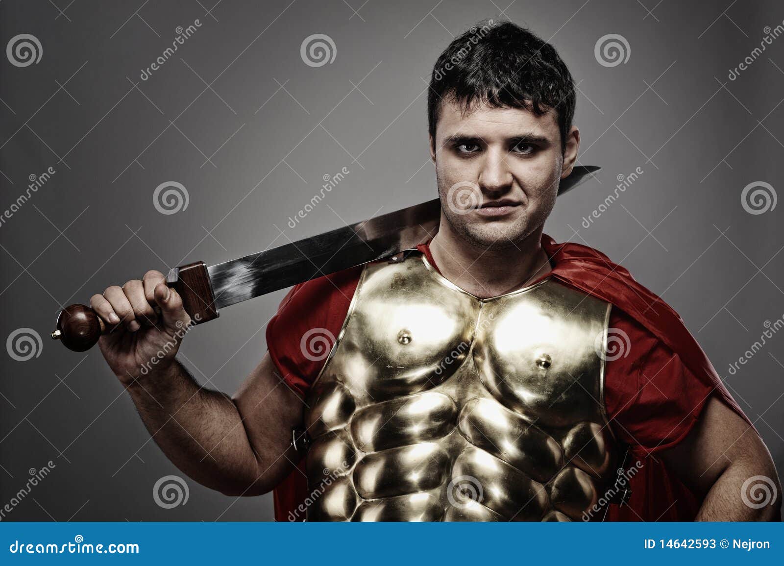Roman legionary soldier stock image. Image of person - 14642593