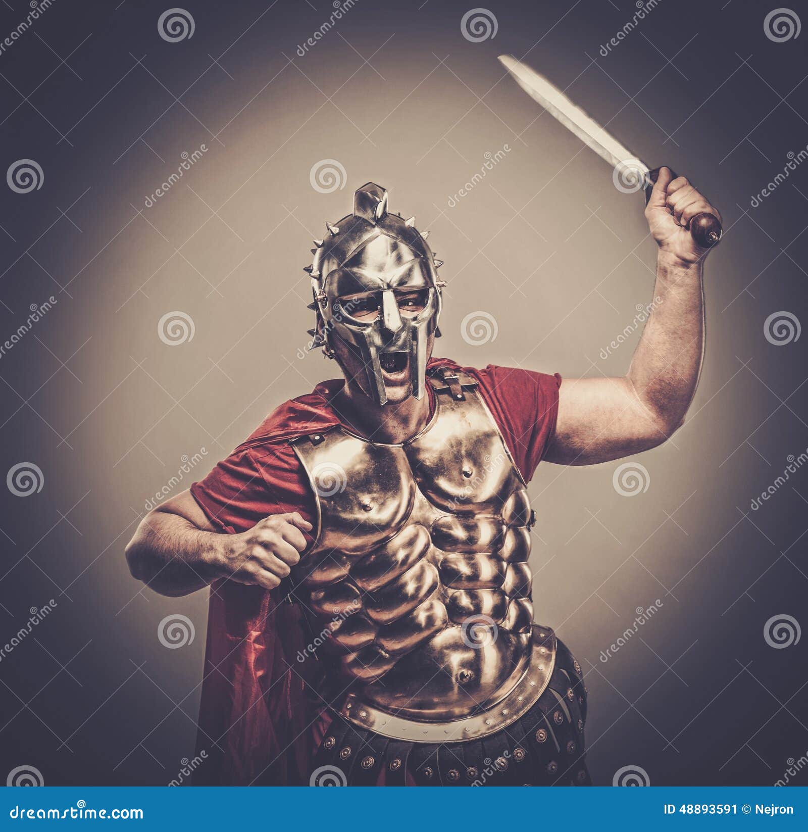 Roman legionary soldier stock image. Image of hero, helmet - 48893591