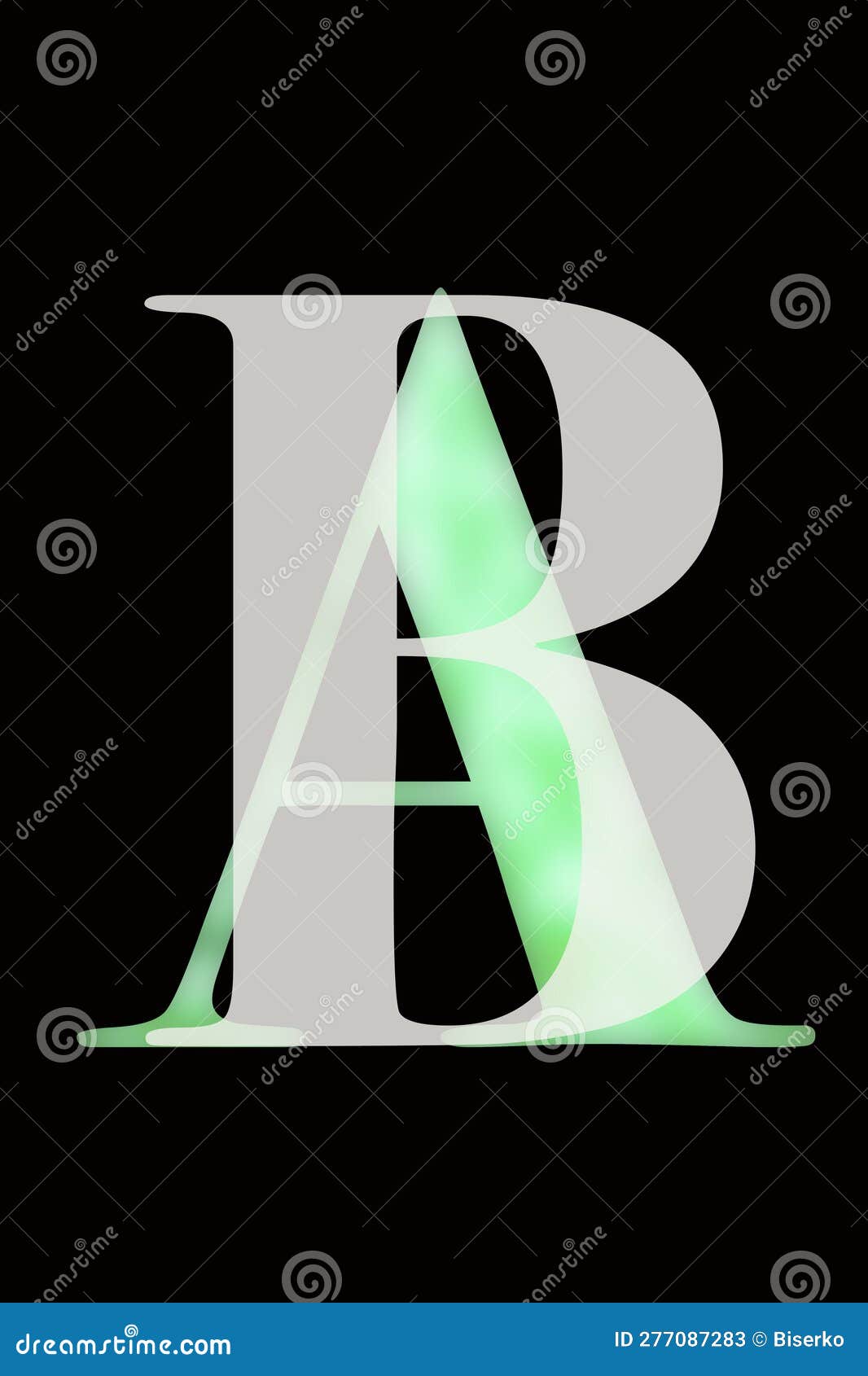 Roman letters a and B stock image. Image of spell, literature - 277087283