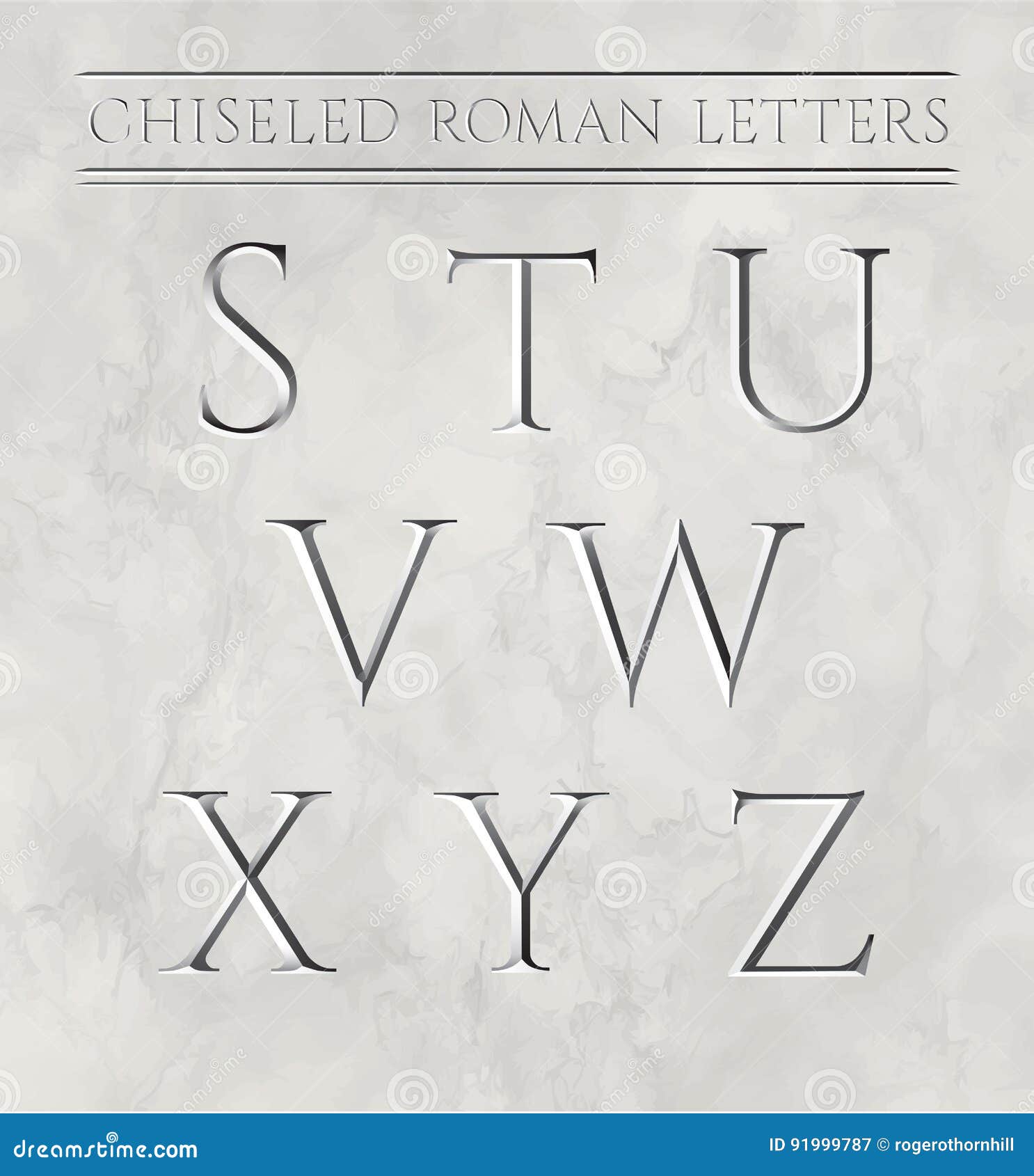 Roman Alphabet Font