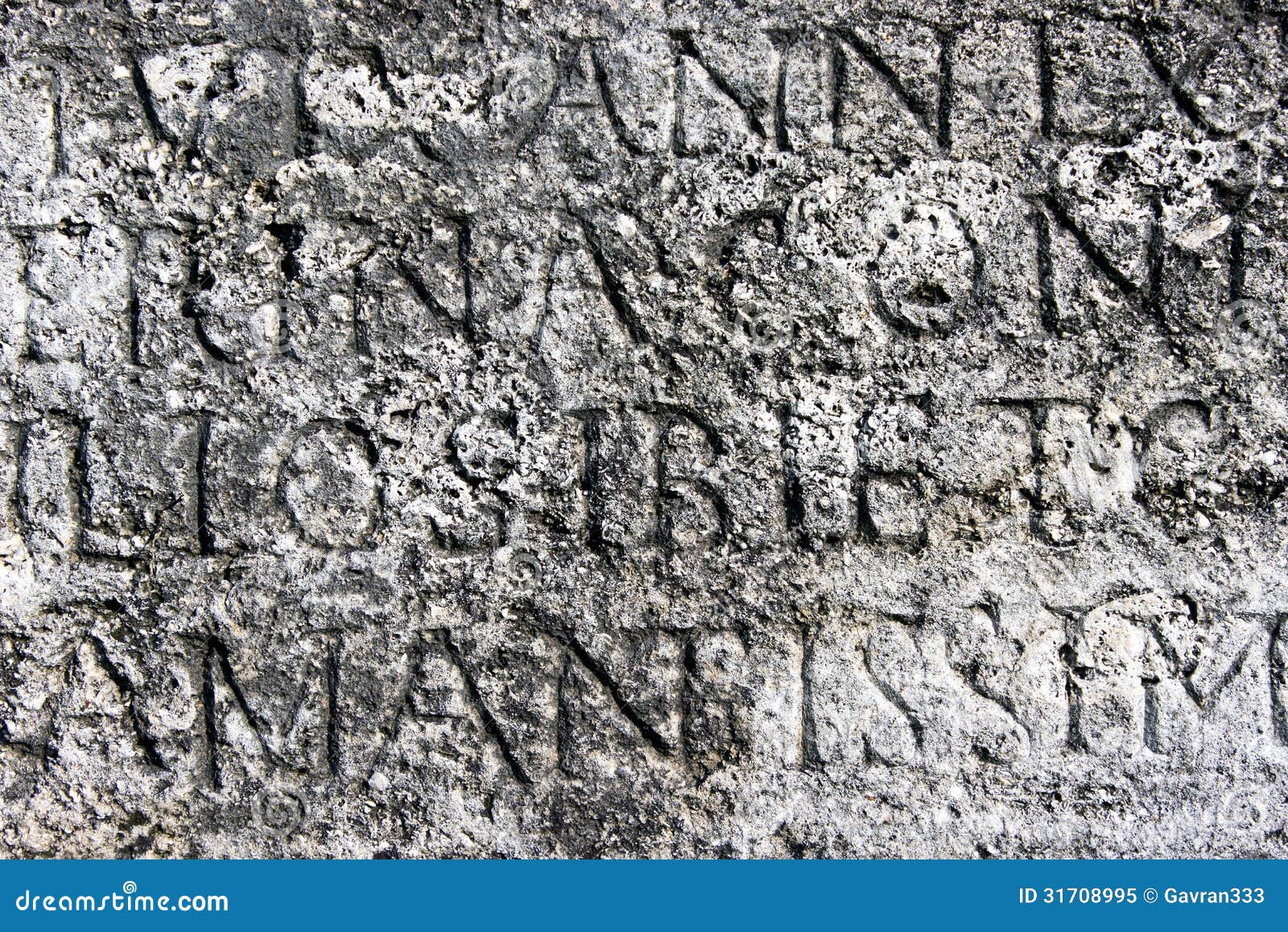 Roman Letters Stone Texture Stock Image - Image of archeology, message ...