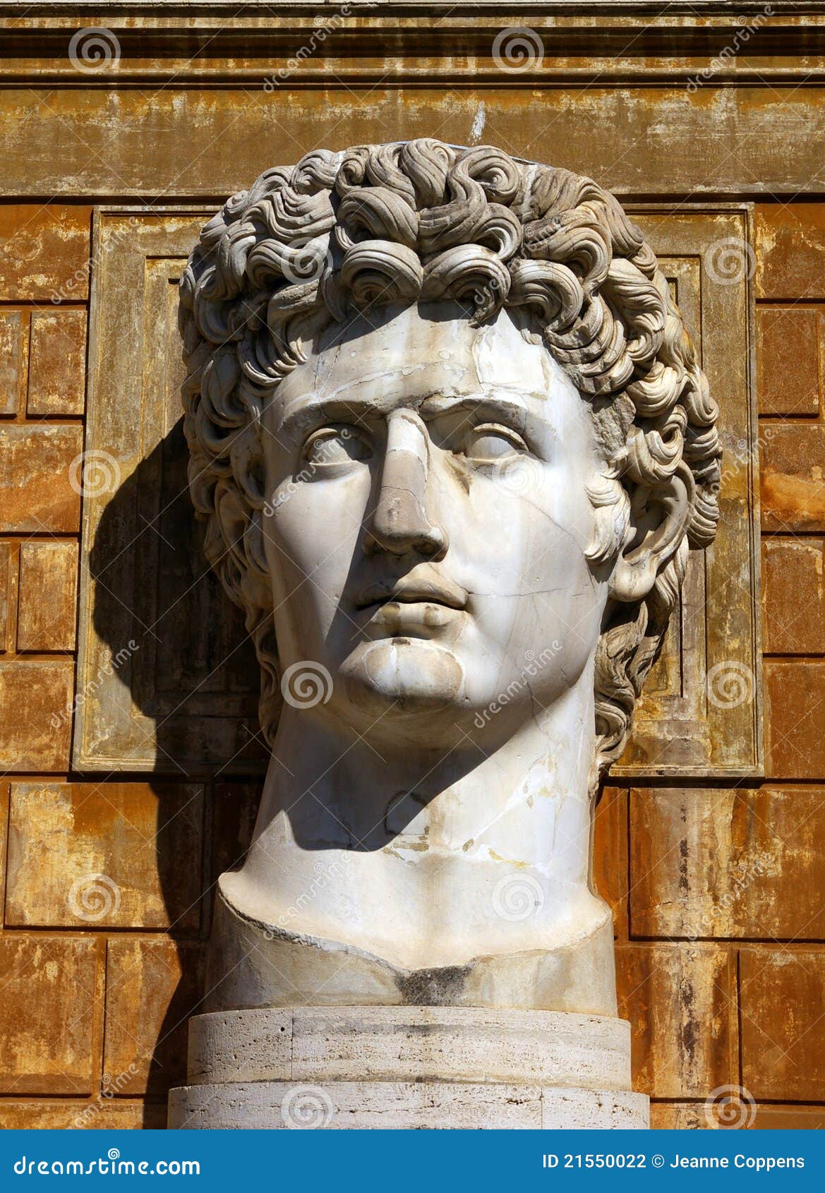 Roman Marble Head. editorial photography. Image of head - 21550022