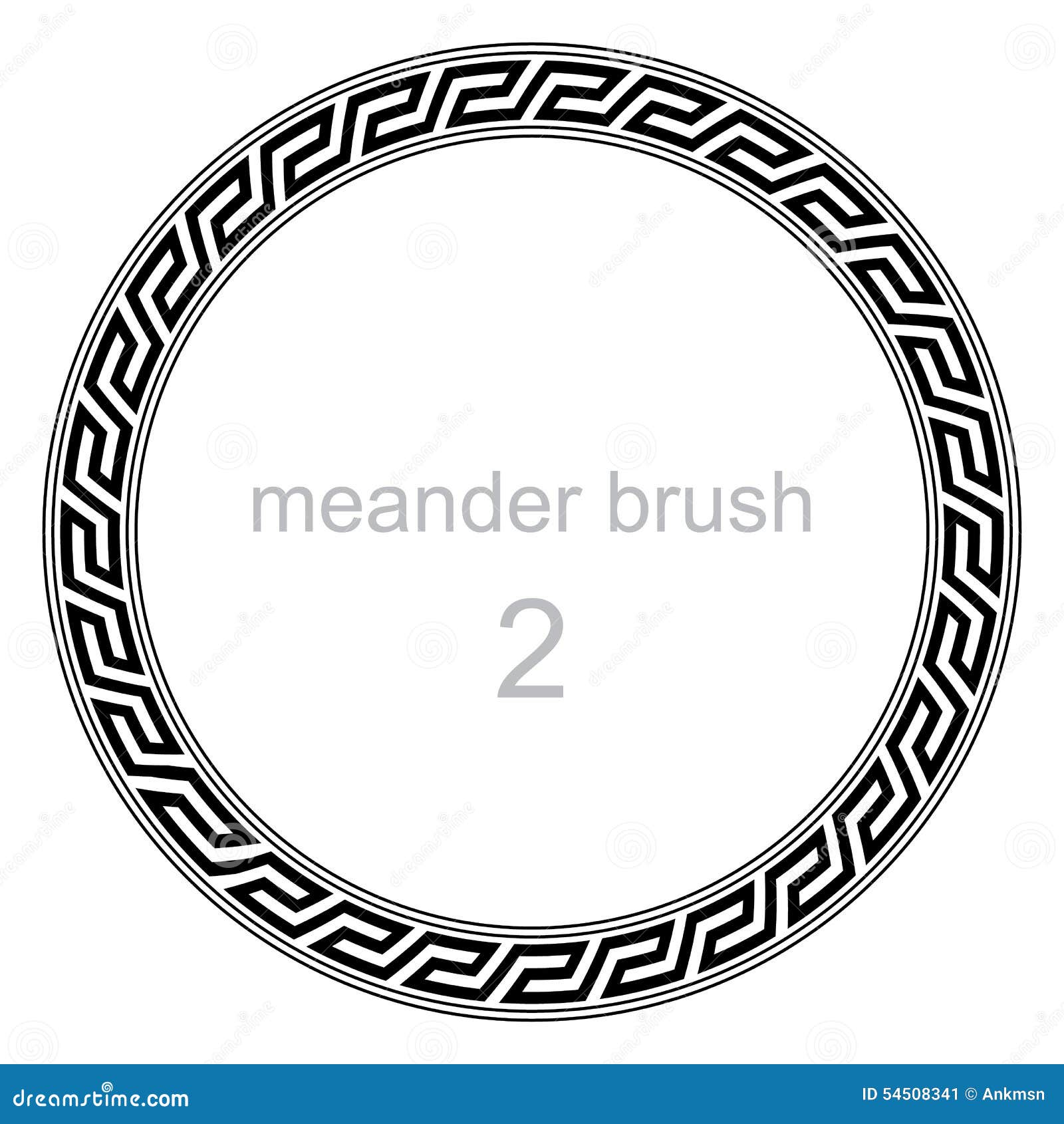 Roman meander pattern stock vector. Illustration of ancient - 54508341