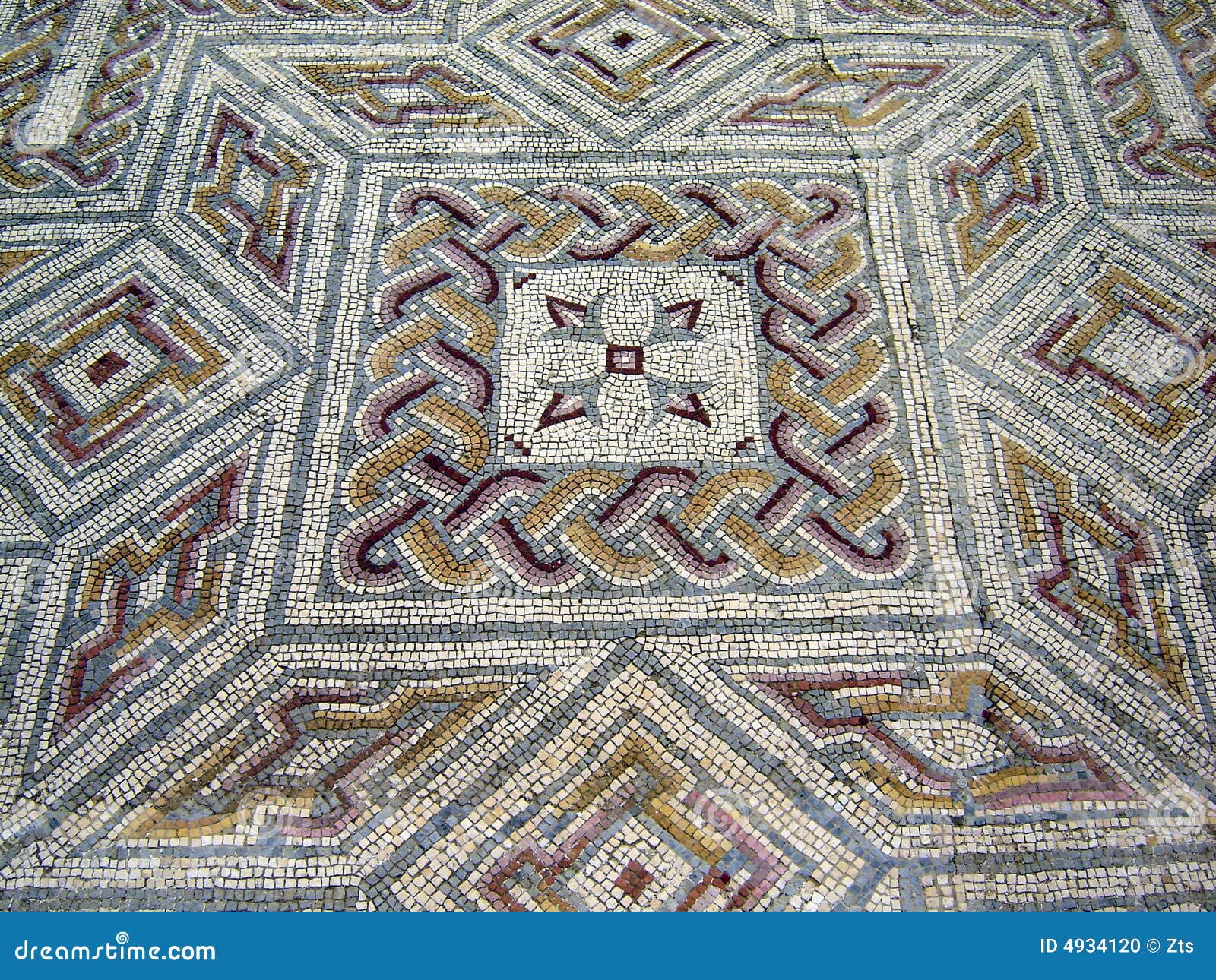 Roman mosaics stock photo. Image of lisbon, classical - 4934120