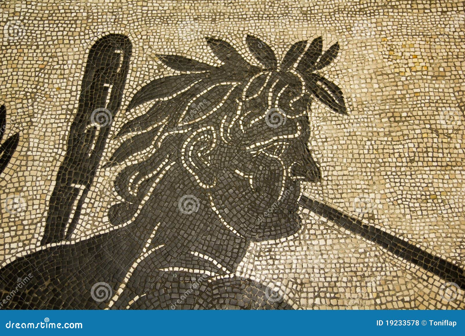 Roman Mozaïek. Rome redactionele stock foto. Image of klassiek - 19233578