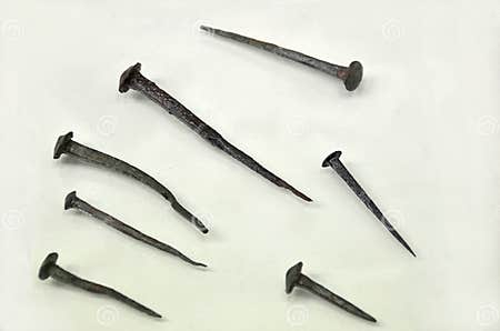 Roman Nails stock photo. Image of tools, antiquity, construction - 57433050