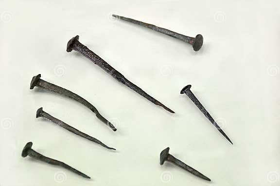 Roman Nails stock photo. Image of tools, antiquity, construction - 57433050