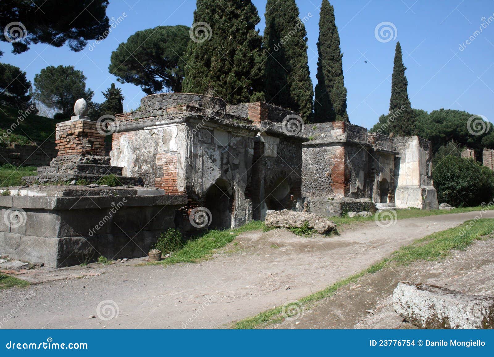 Roman necropolis stock photo. Image of italy, culture - 23776754