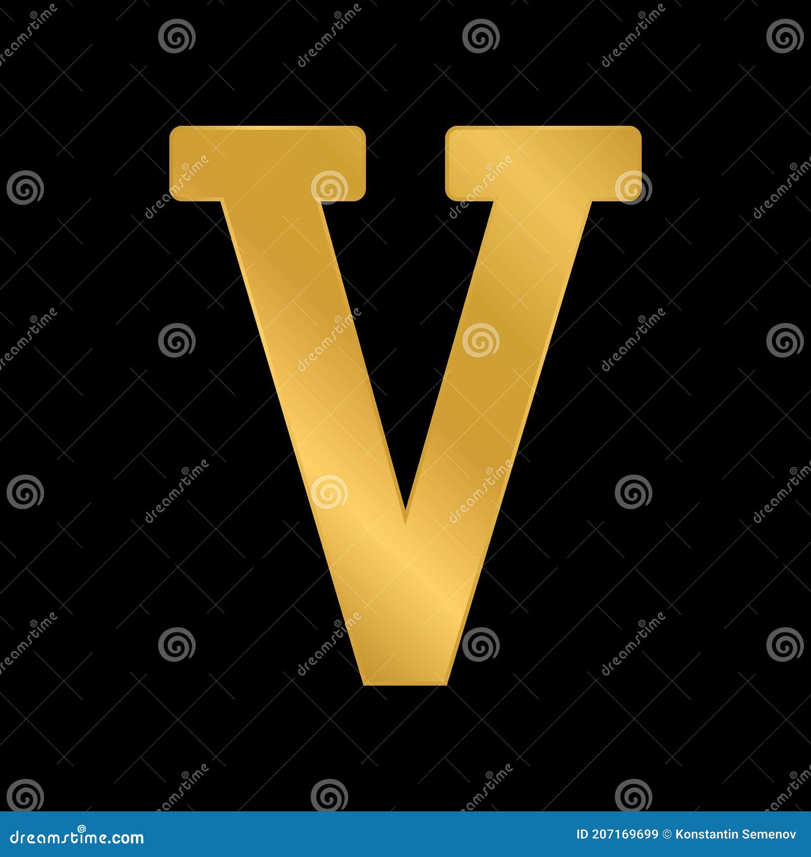 Roman Numeral Five Stock Illustration | CartoonDealer.com #207169699